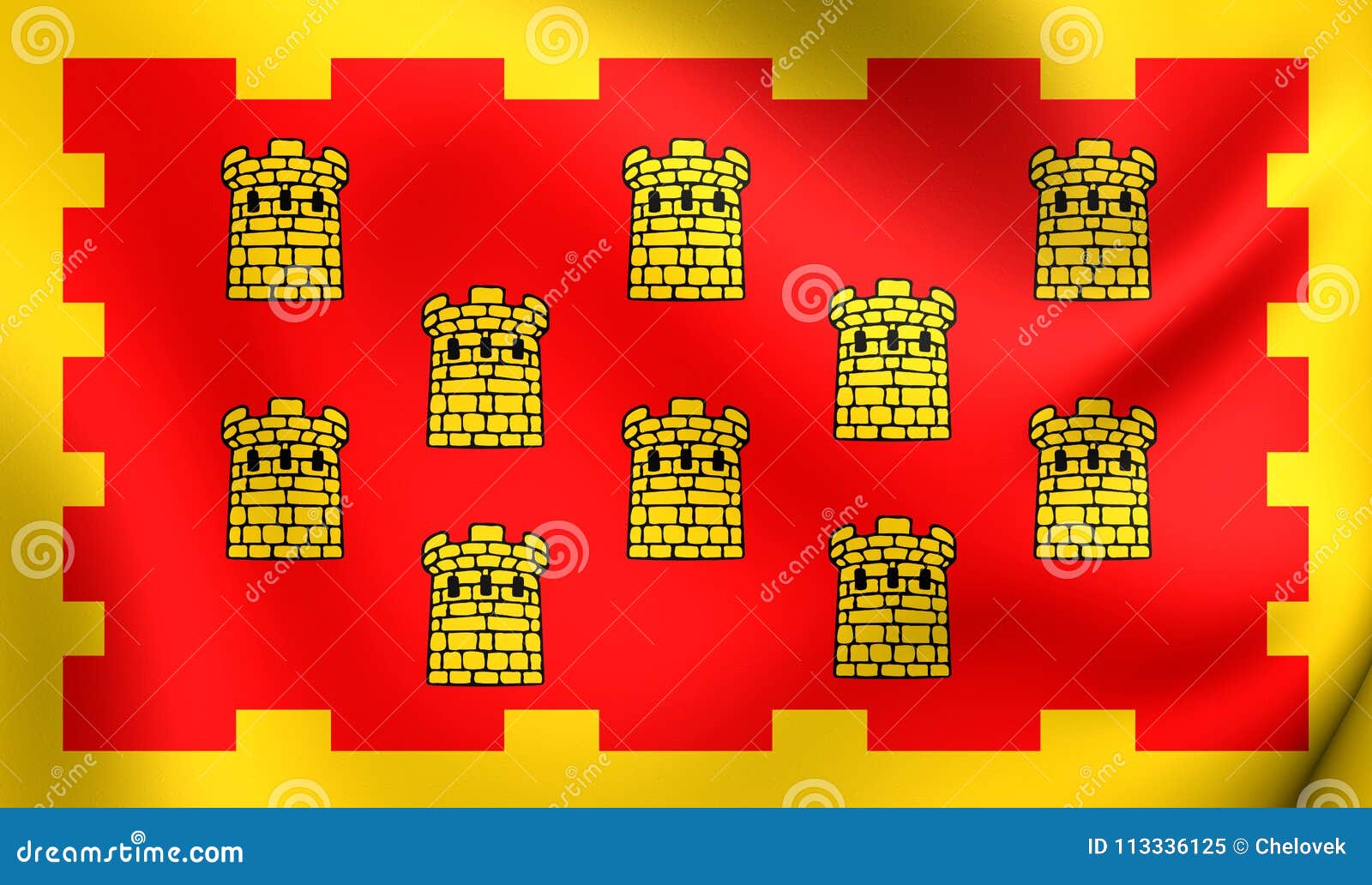 Bandera De Mayor Manchester, Inglaterra Stock de ilustración ...