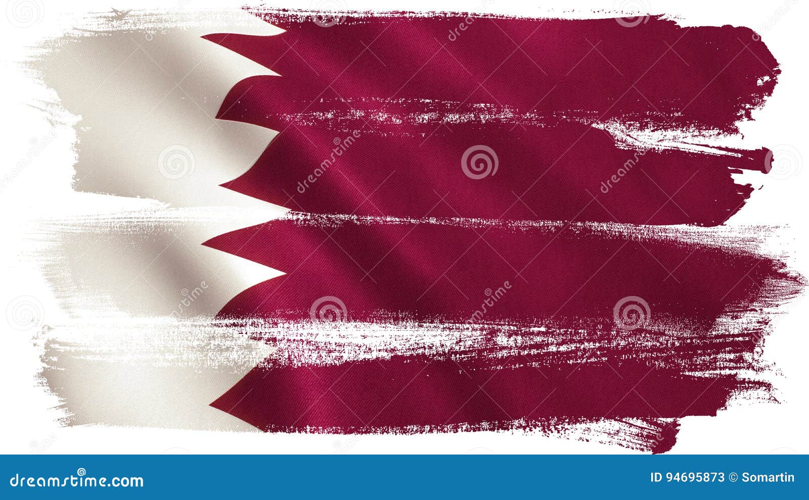 Bandera de Qatar - Doha stock de ilustración. Ilustración de doha ...