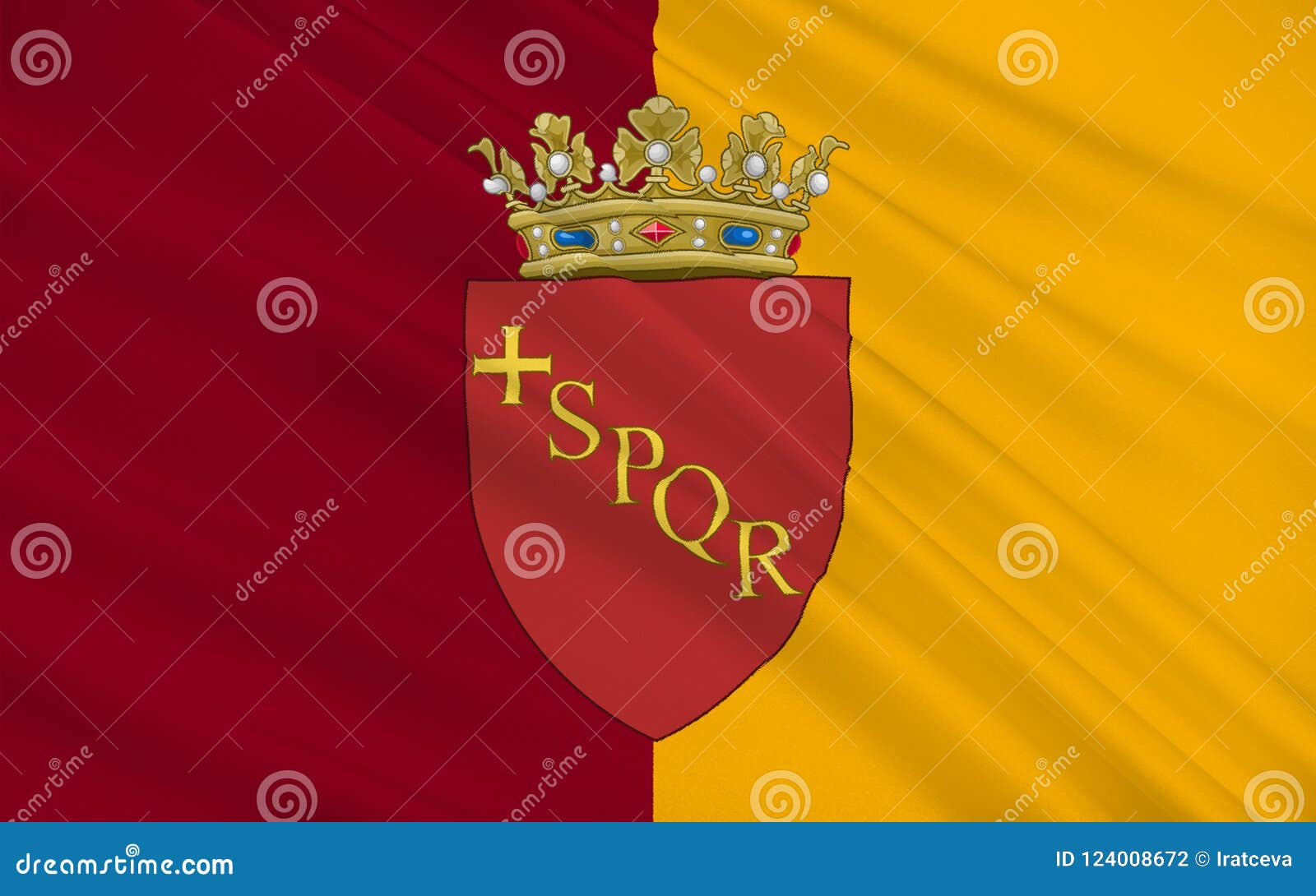 Bandera De Roma De Lazio, Italia Foto de archivo - Imagen de milano ...