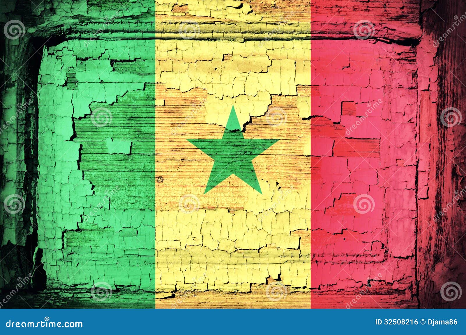 Bandera de Senegal foto de archivo. Imagen de primer - 32508216