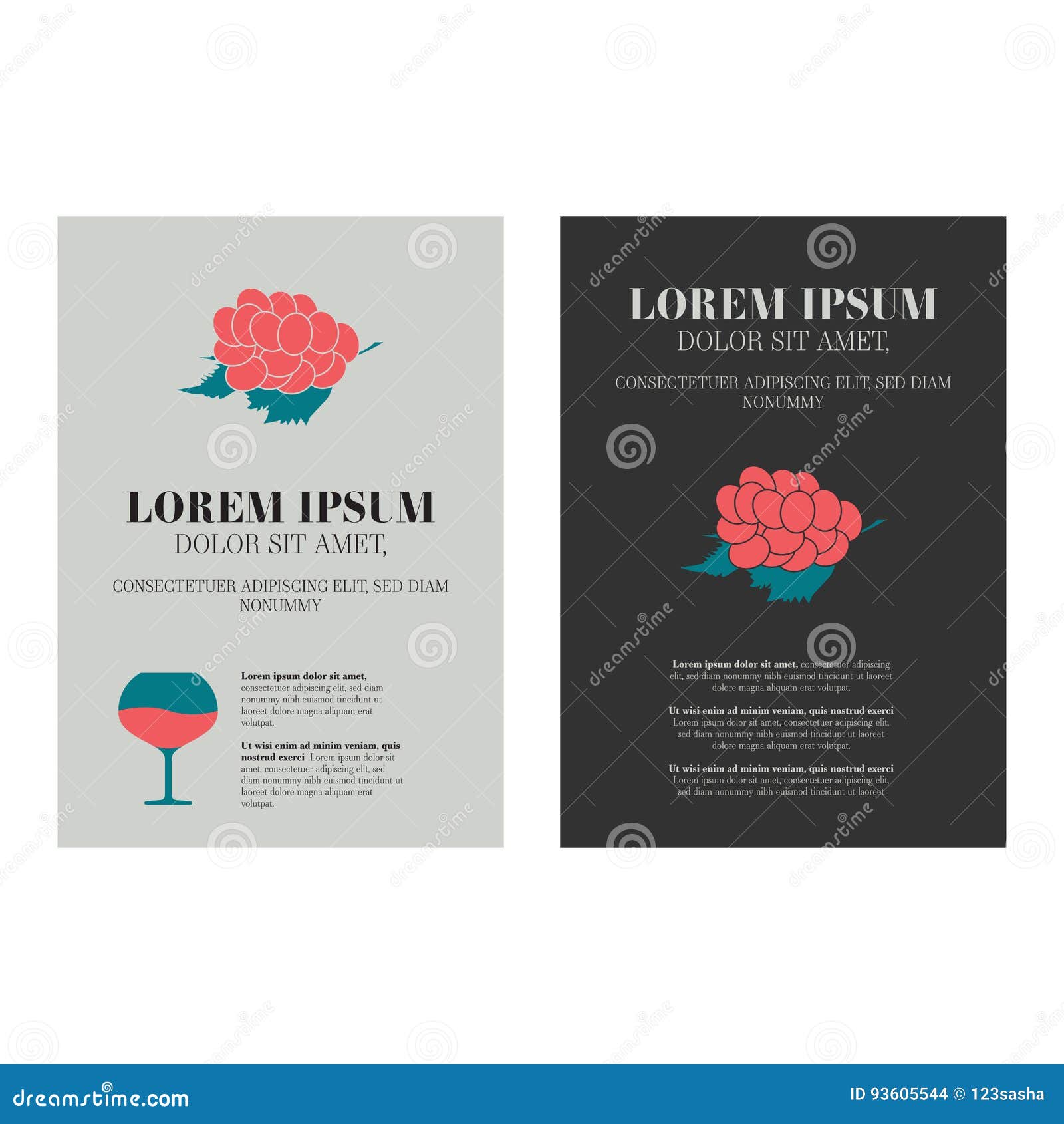 Bandera Del Alcohol Del Restaurante Ilustración del Vector ...