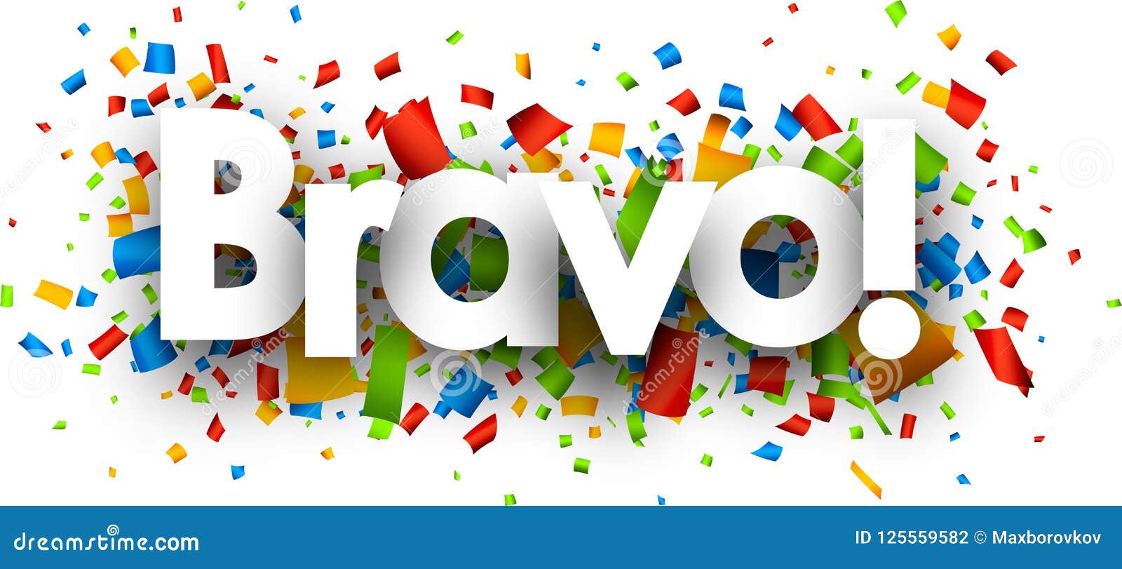 Bandera del bravo ilustración del vector. Ilustración de excitante ...