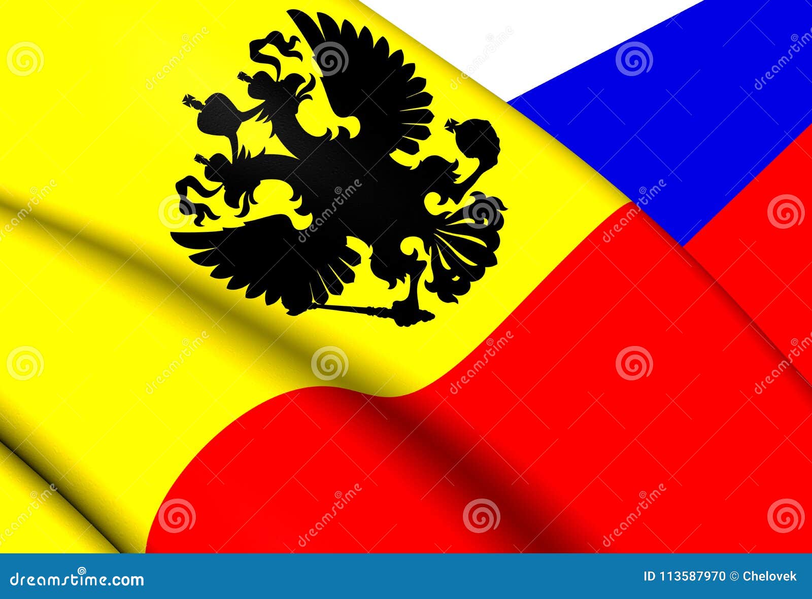 Bandera Del Imperio Ruso 1914-1917 Stock de ilustración - Ilustración ...