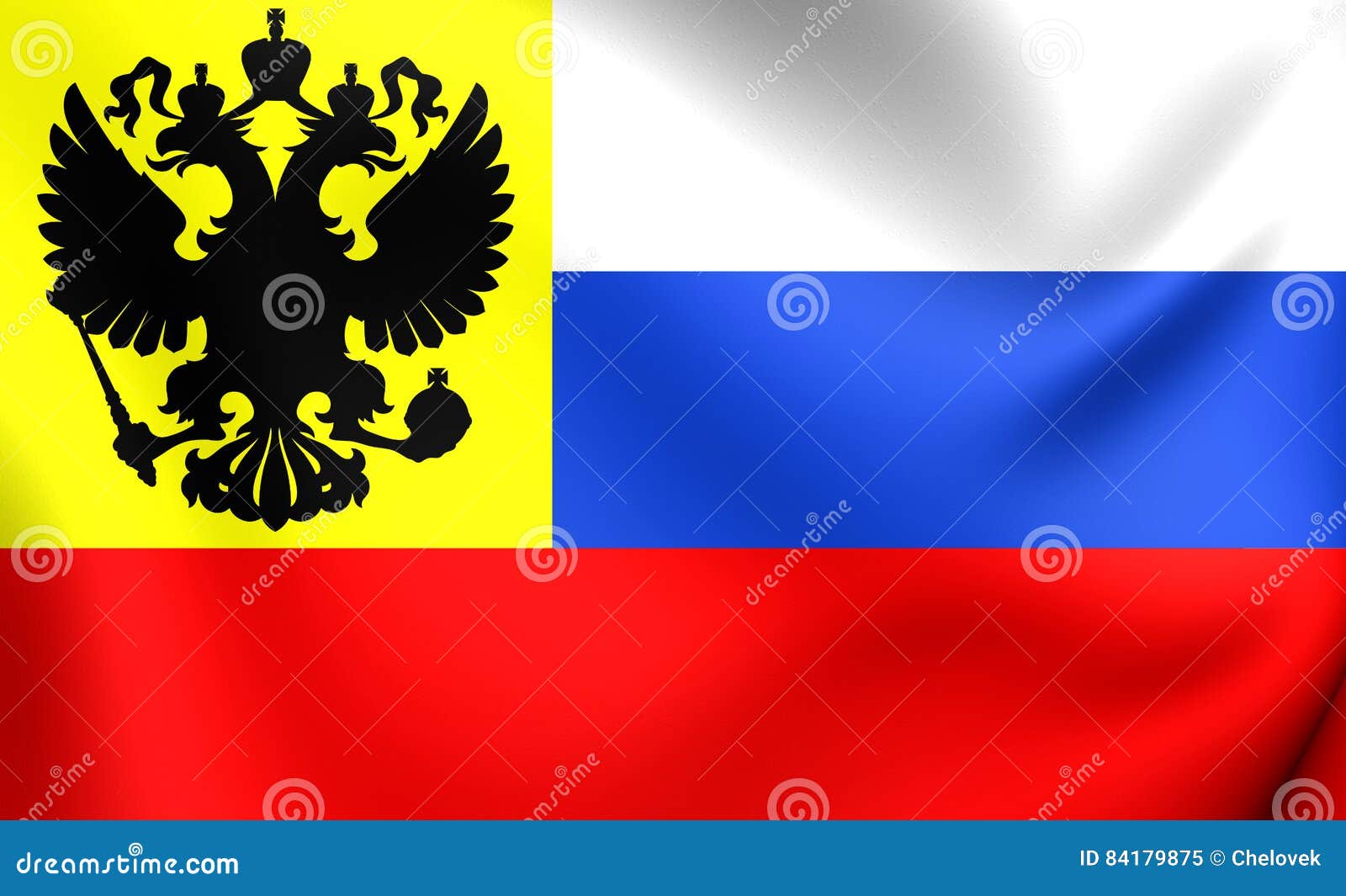 Bandera Del Imperio Ruso 1914-1917 Stock de ilustración - Ilustración ...