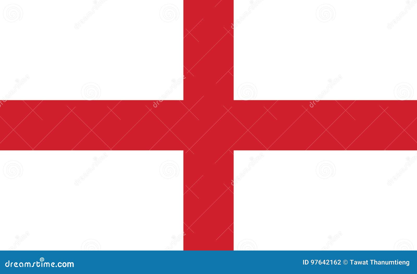 Bandera del inglés ilustración del vector. Ilustración de inglaterra ...