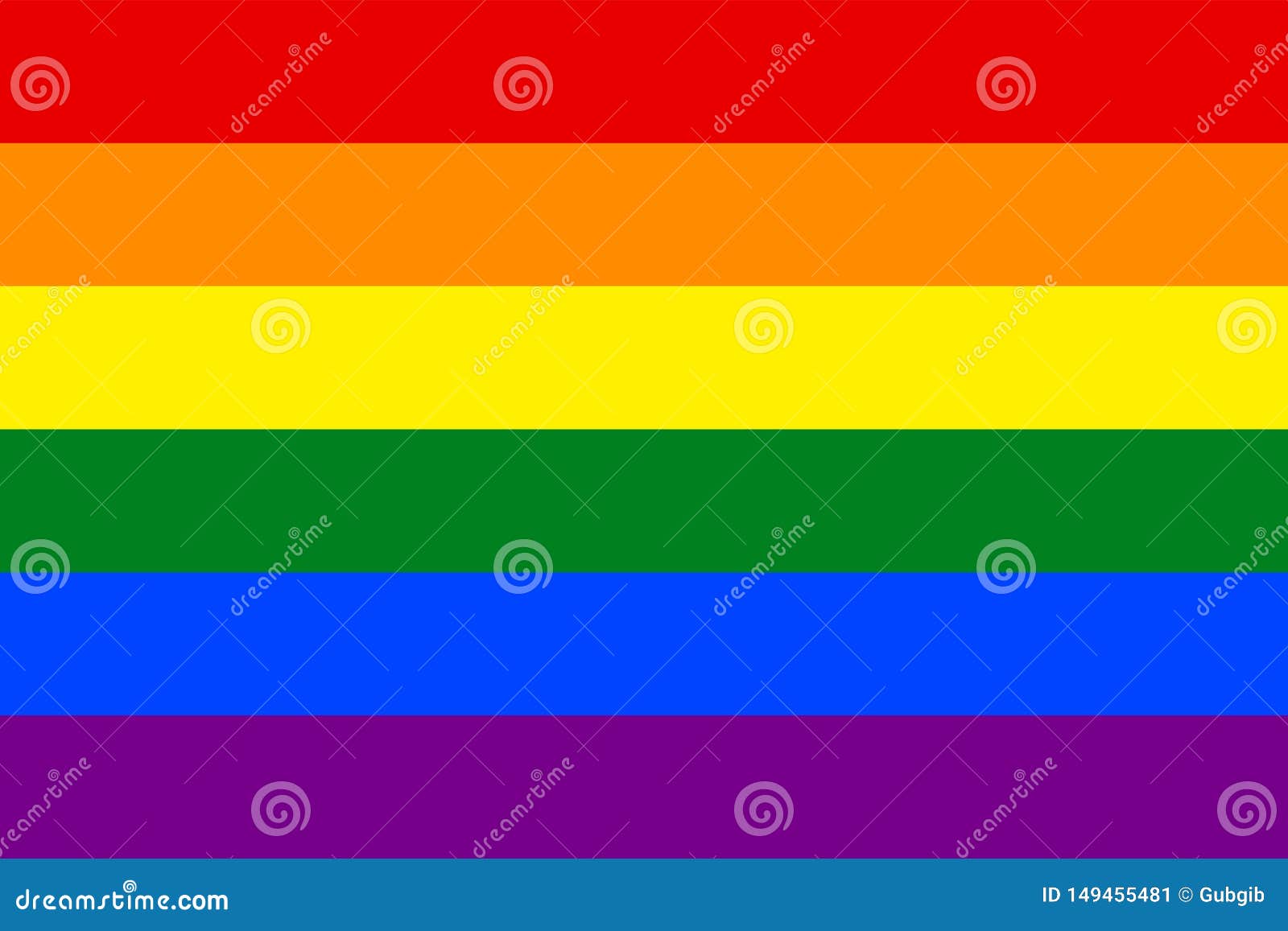 Bandera Del Orgullo De Lgbt O Bandera Del Orgullo Del Arco Iris