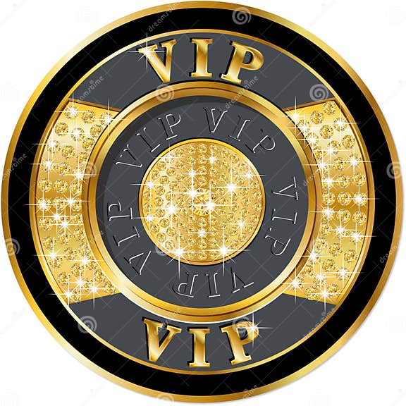 Bandera del VIP stock de ilustración. Ilustración de elemento - 93545491