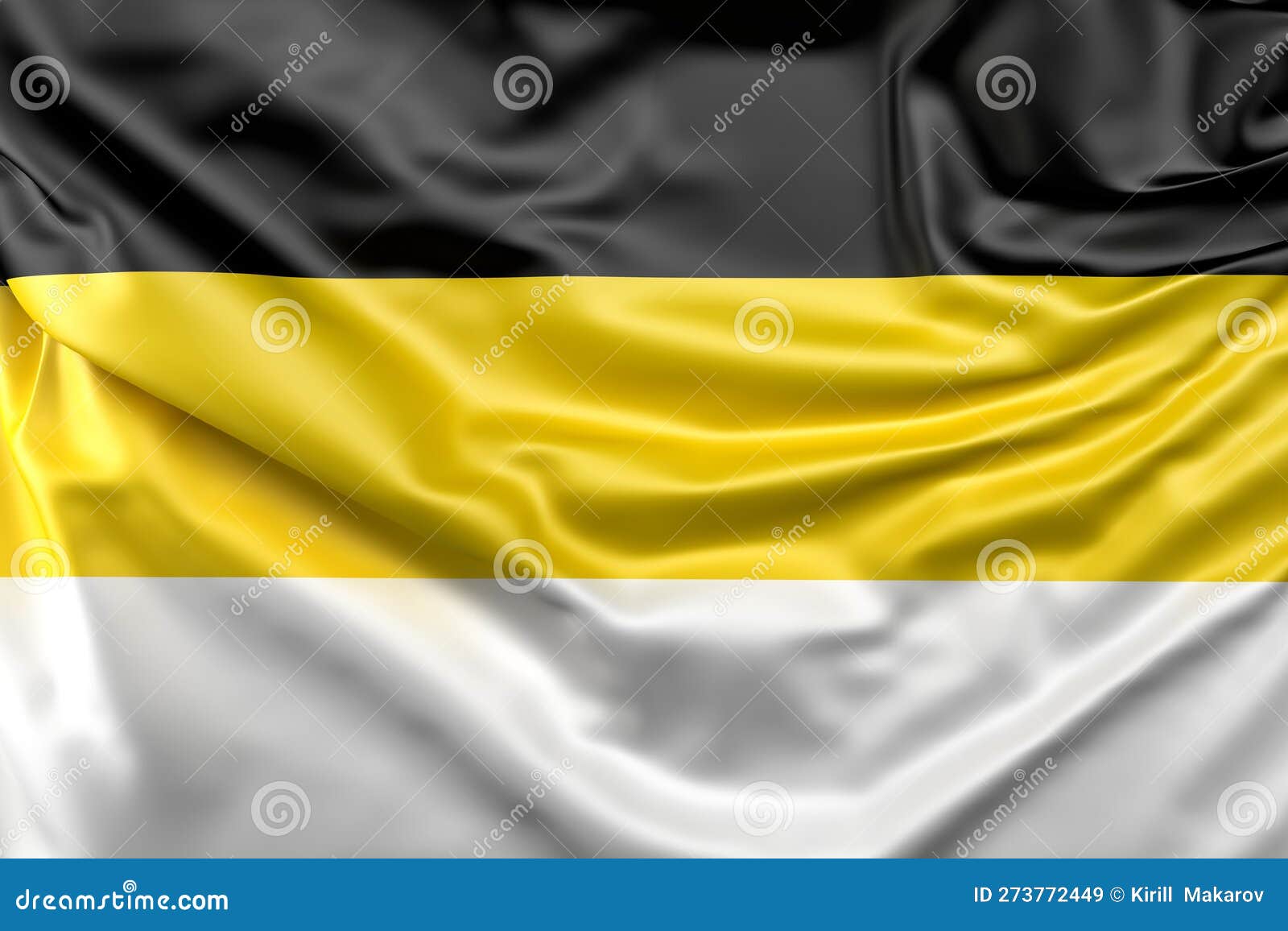 Bandera Ondulada Del Imperio Ruso Renderizado En 3d Stock de ...
