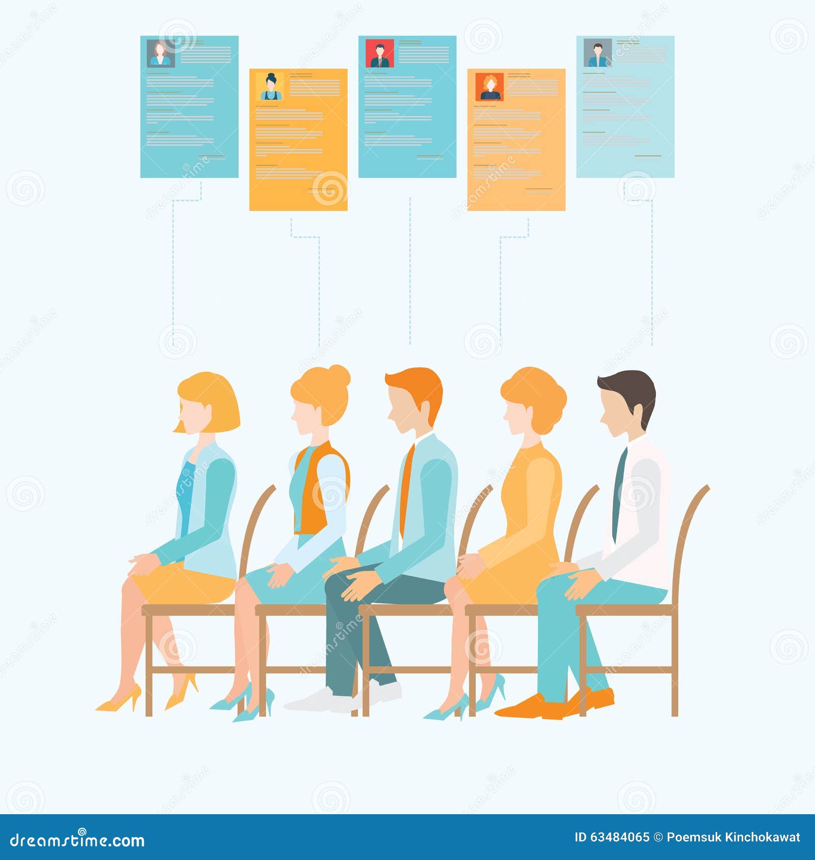 Bandera Plana De Job Recruitment Ilustración del Vector - Ilustración ...