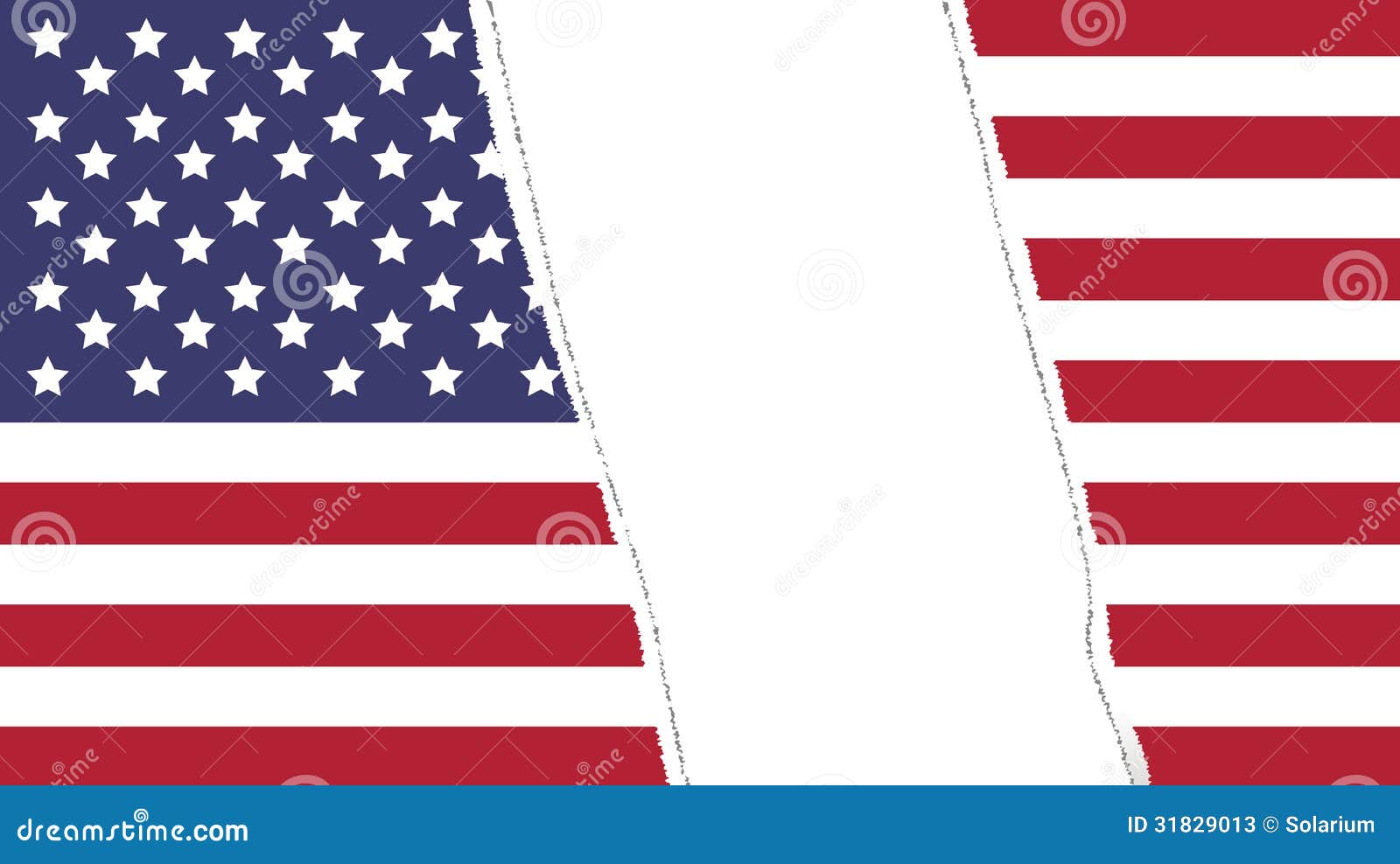 Bandera rasgada ilustración del vector. Ilustración de fondo - 31829013