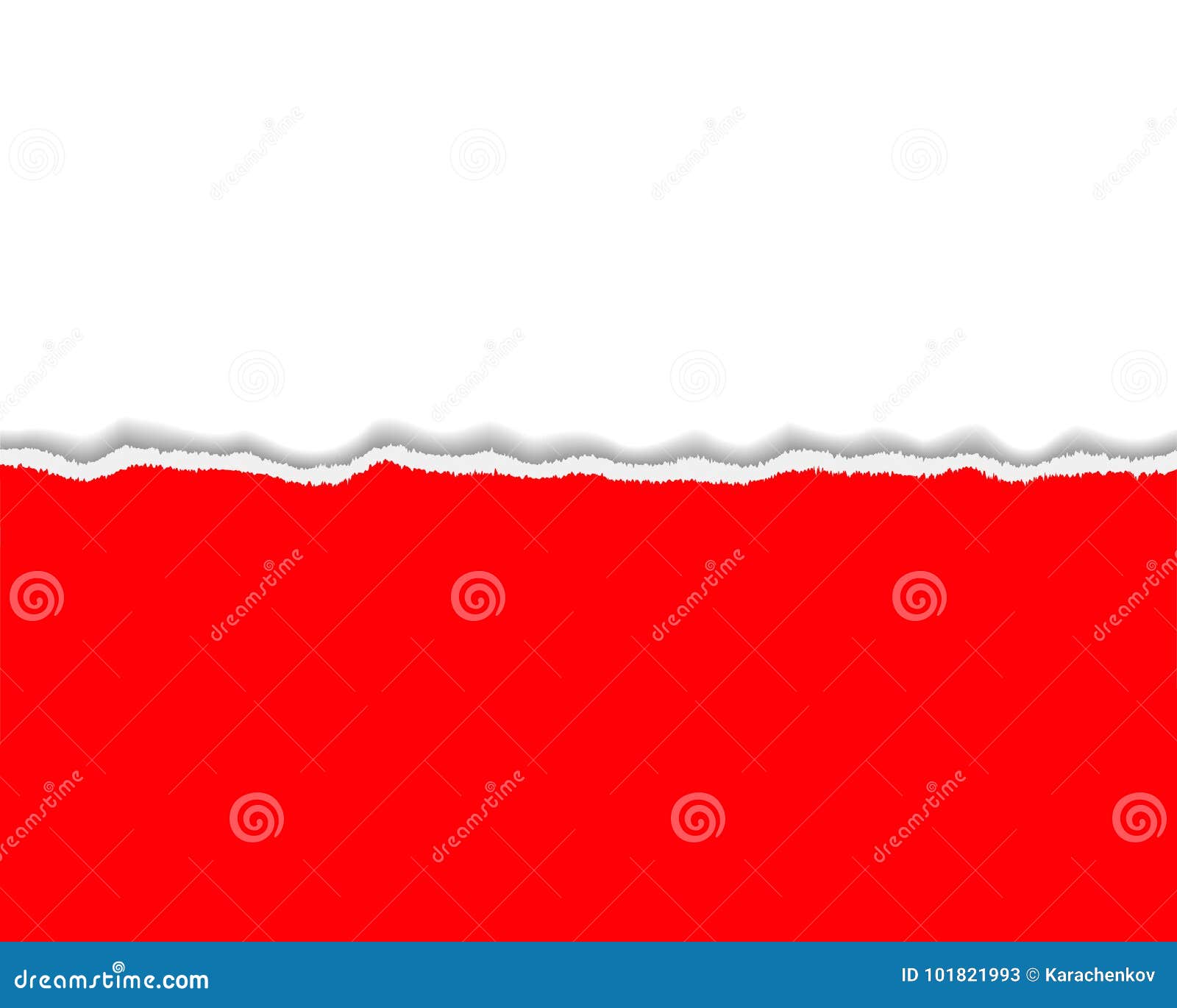 Bandera Rasgada Vector De Polonia Del Papel Ilustración del Vector ...