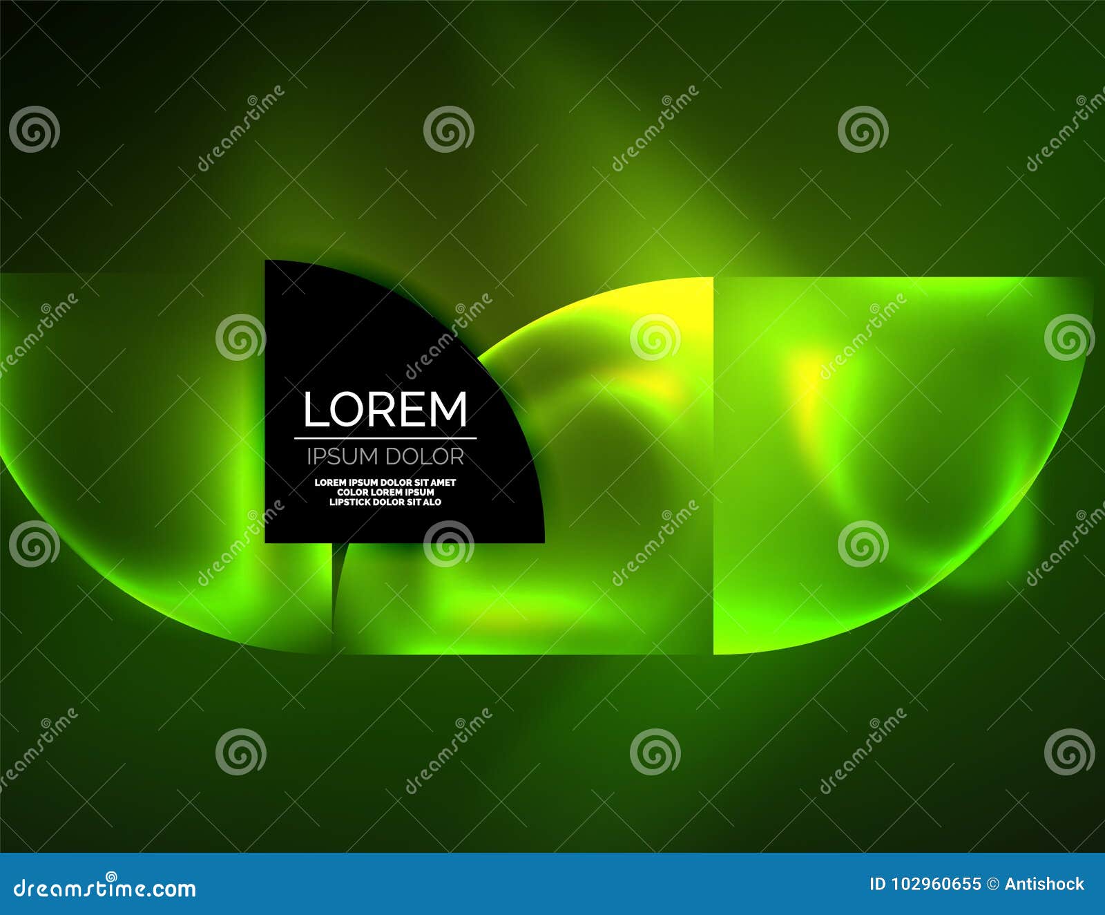 Bandera Redonda Del Vector Abstracto Ilustración del Vector ...