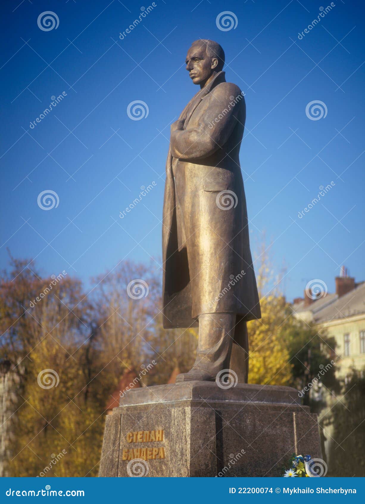 Bandera statue. stock photo. Image of patriot, independence - 22200074