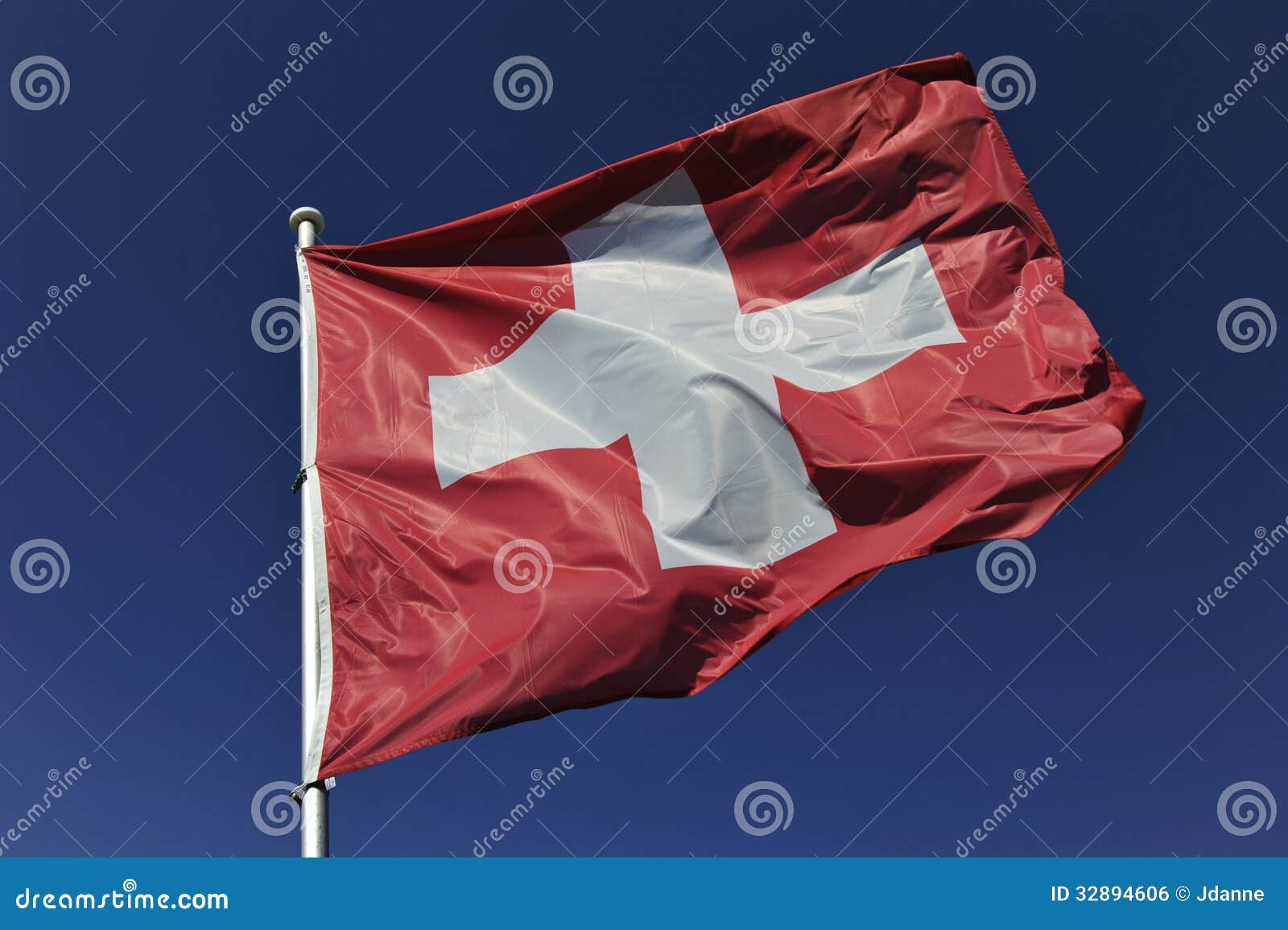 Bandera suiza foto de archivo. Imagen de bandera, suizo - 32894606
