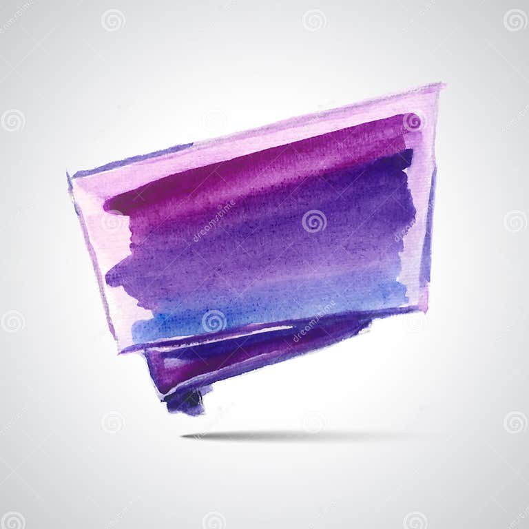 Bandera violeta ilustración del vector. Ilustración de elemento - 70290079