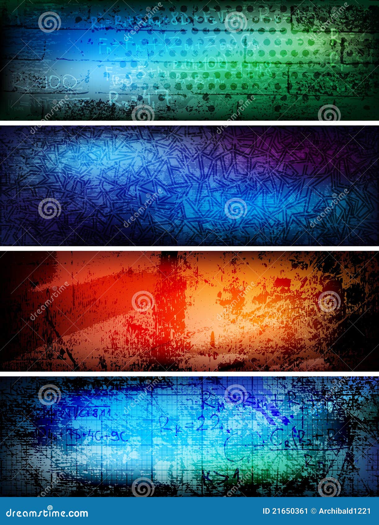 Banderas creativas stock de ilustración. Ilustración de creativo - 21650361