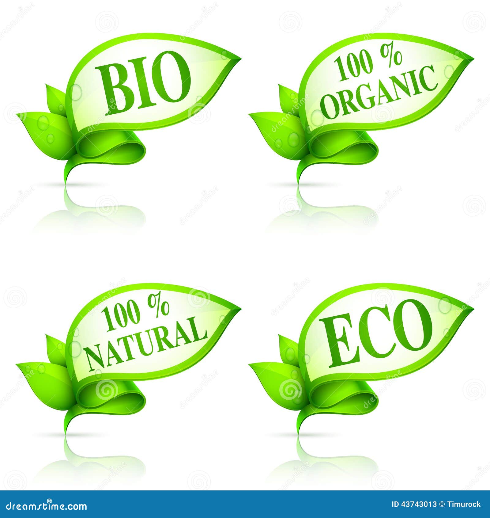 Banderas de la hoja ilustración del vector. Ilustración de frescura ...