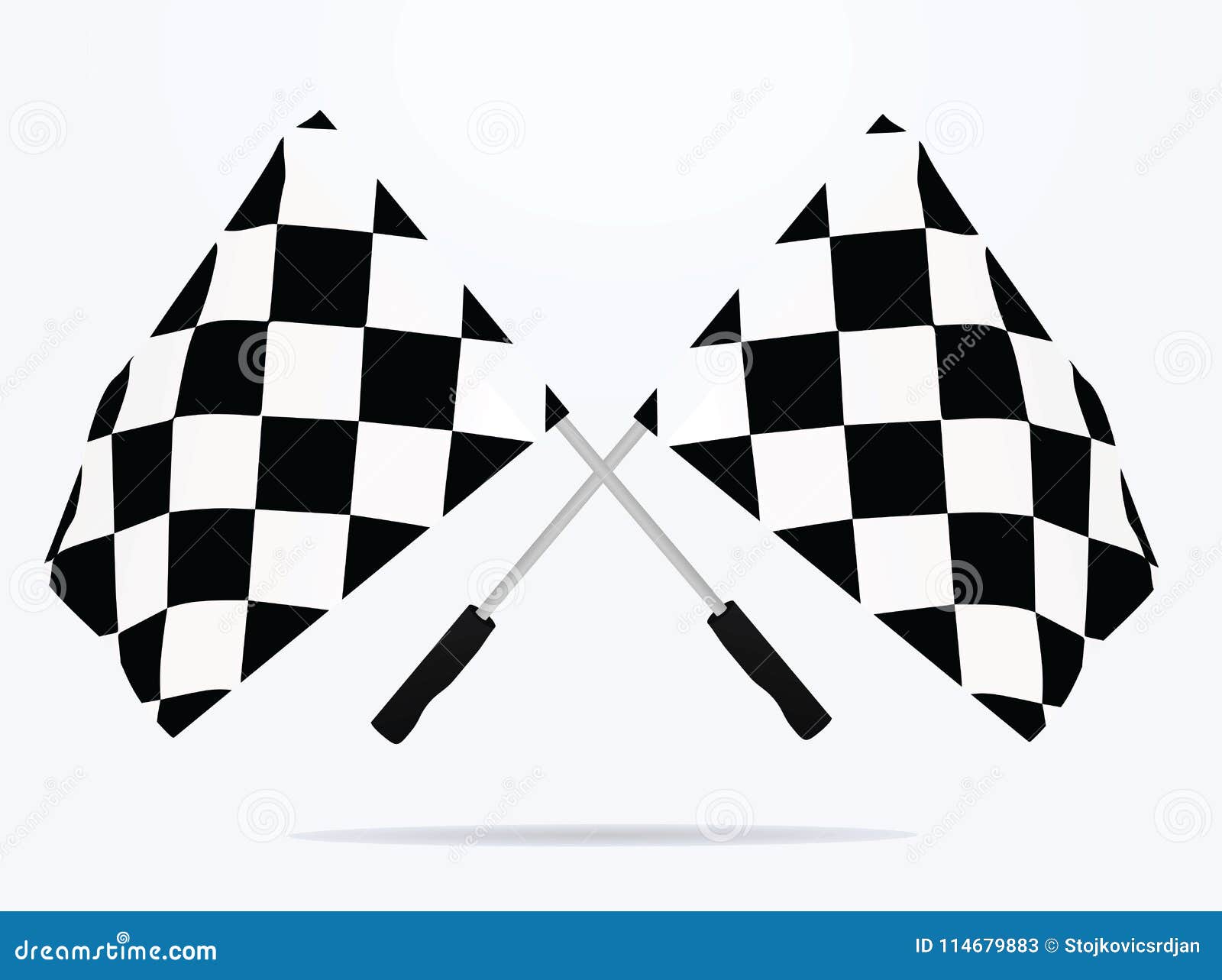 Banderas de la meta ilustración del vector. Ilustración de tela - 114679883