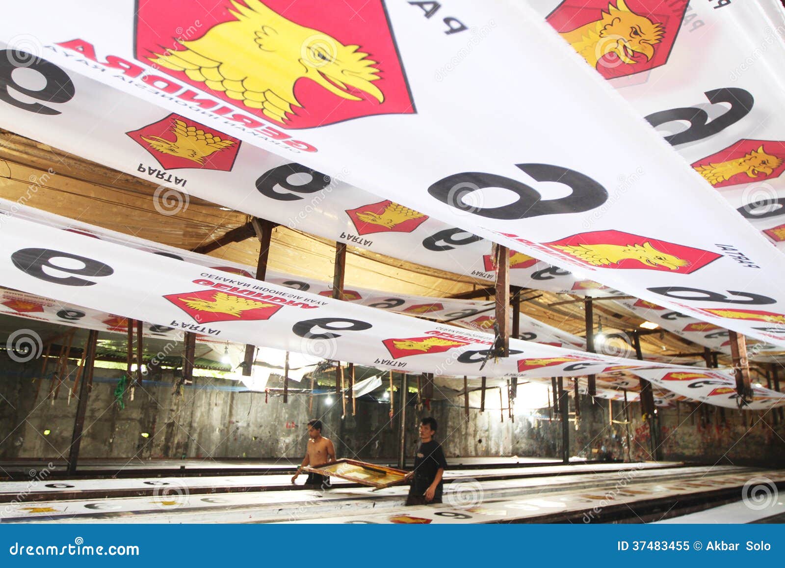 Banderas De Partidos Políticos Imagen editorial - Imagen de candidato ...