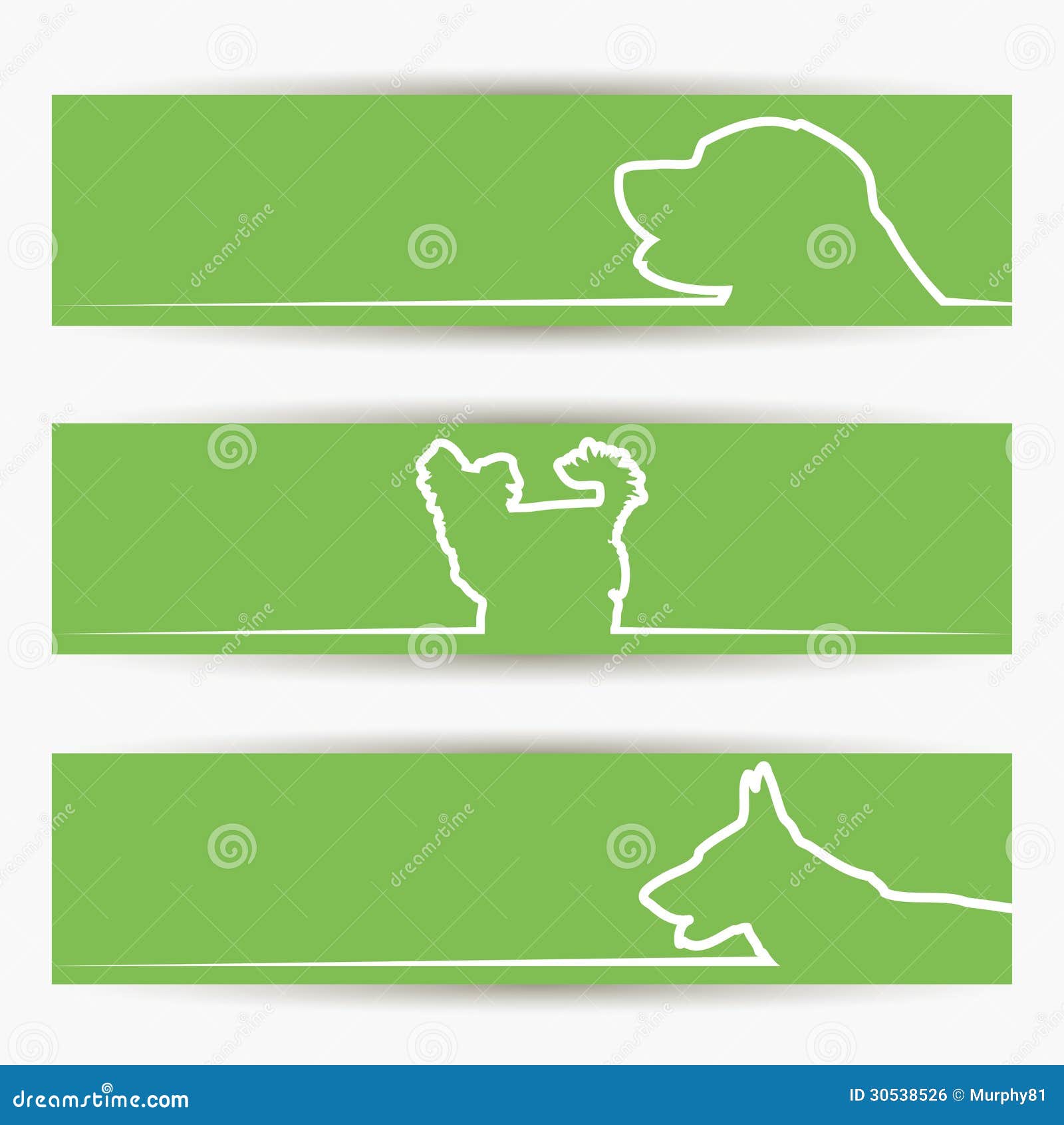Banderas del perro ilustración del vector. Ilustración de lindo - 30538526
