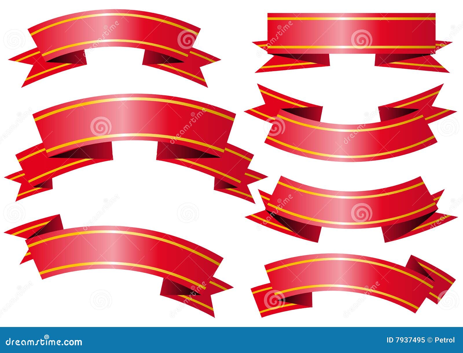 Banderas del vector ilustración del vector. Ilustración de desfile ...