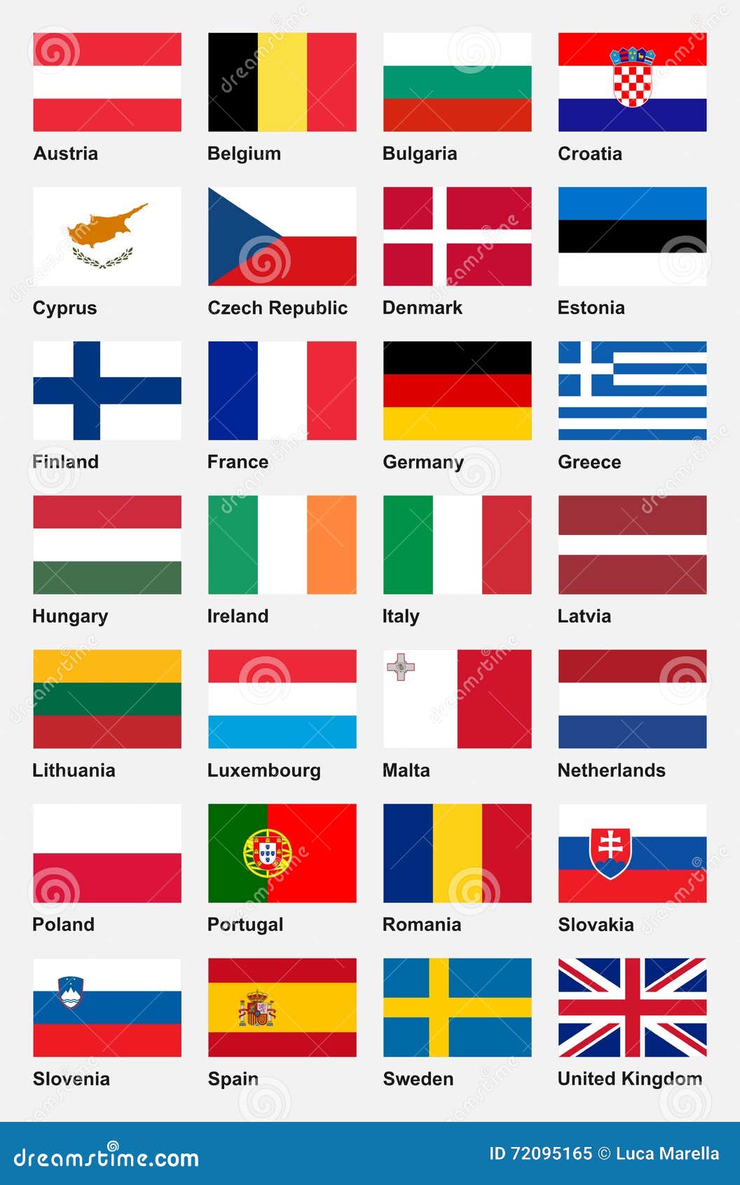 Banderas Europeas - Parte 1 Ilustración del Vector - Ilustración de ...