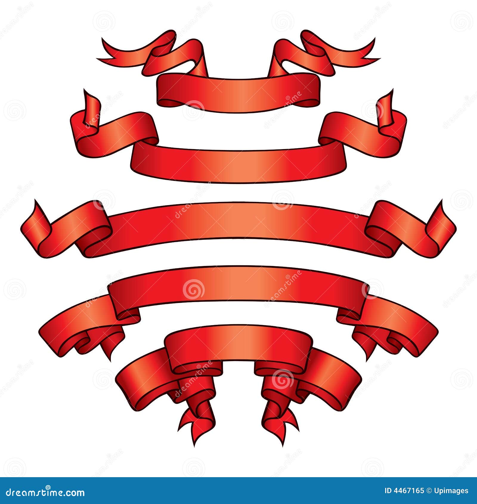 Banderas Rojas (ilustración) Ilustración del Vector - Ilustración de ...