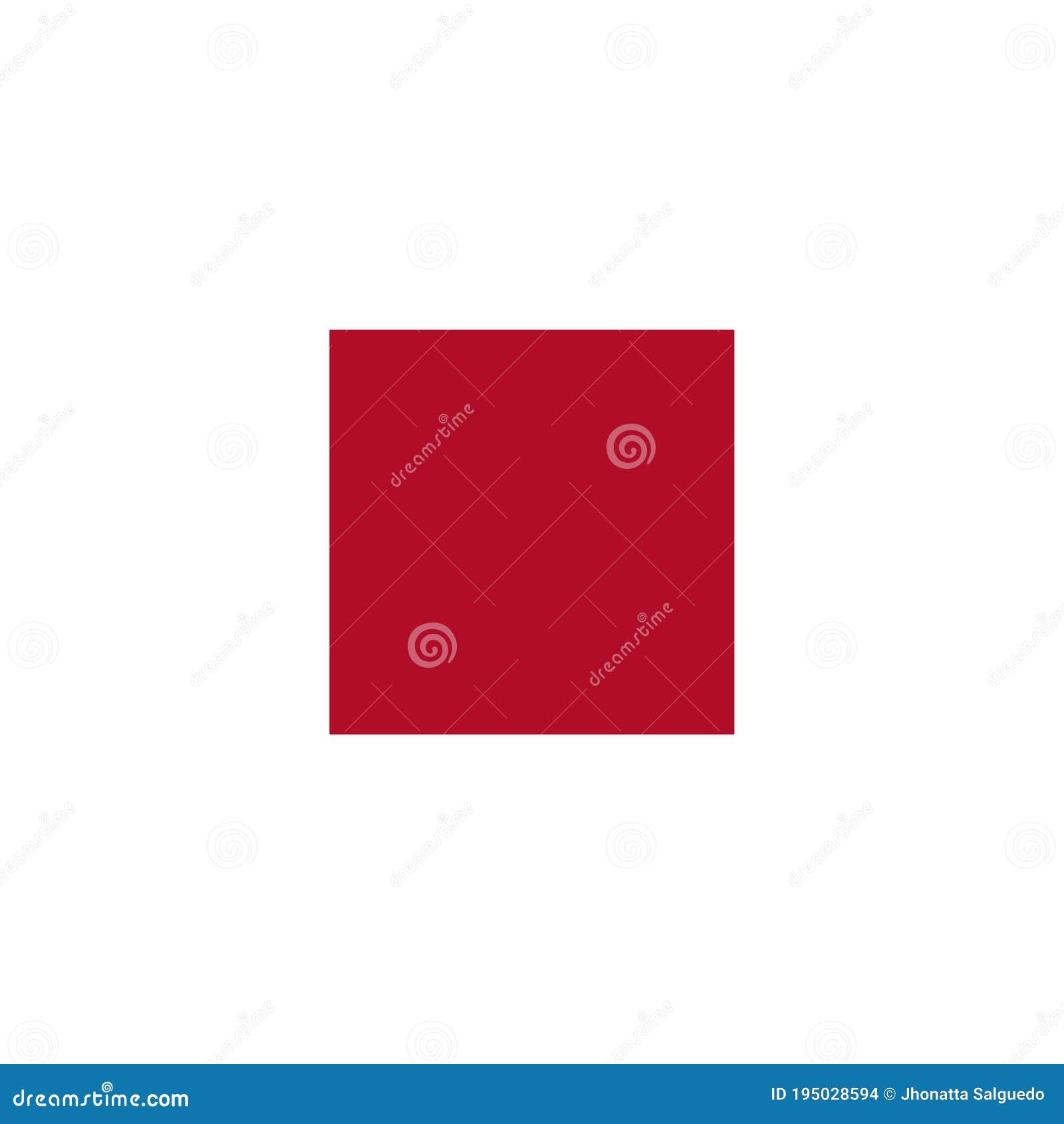 Japan Flag Japanese Symbol Square Tile Decoration Stock Illustration ...