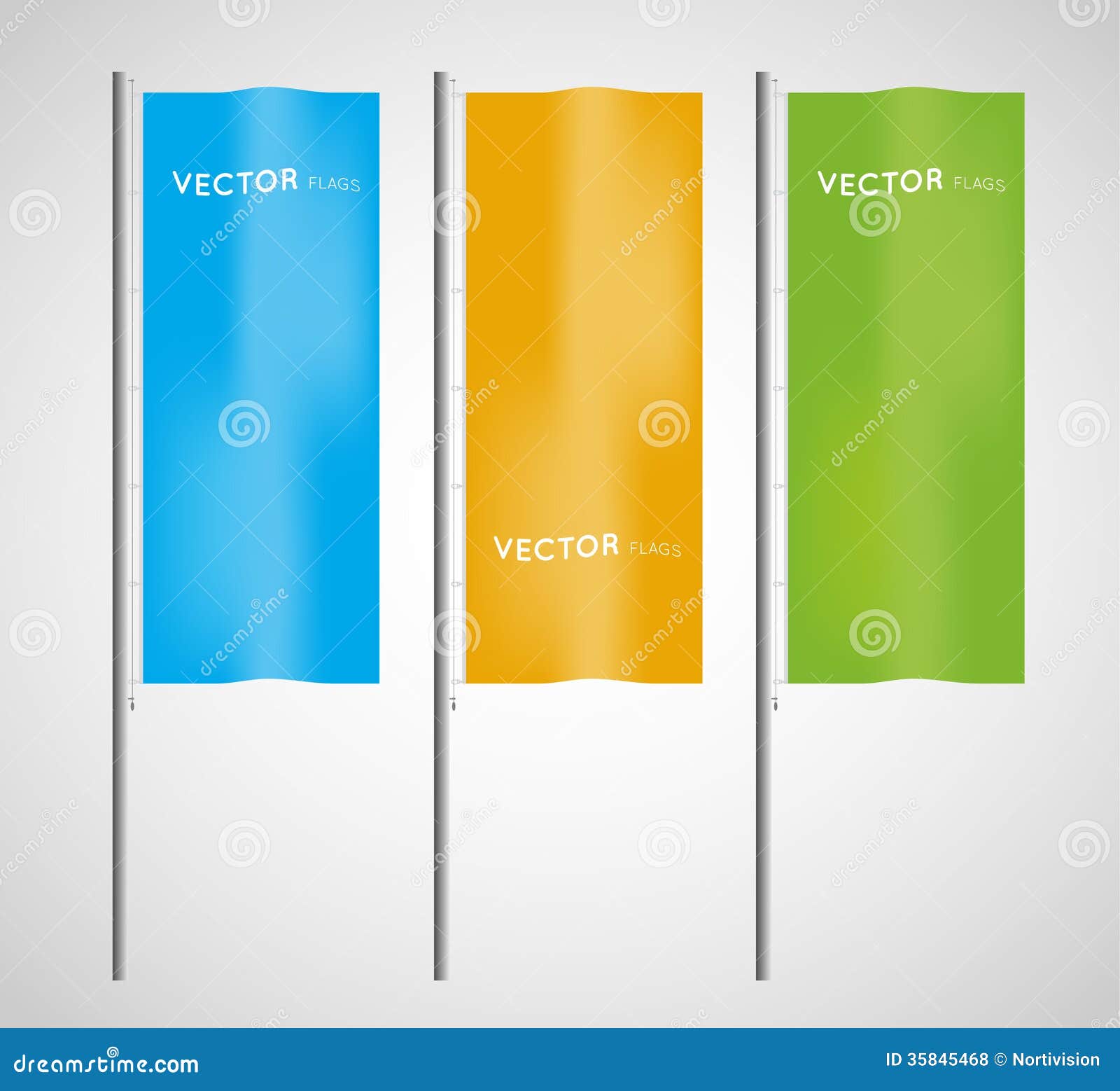 Banderas verticales ilustración del vector. Ilustración de etiqueta ...