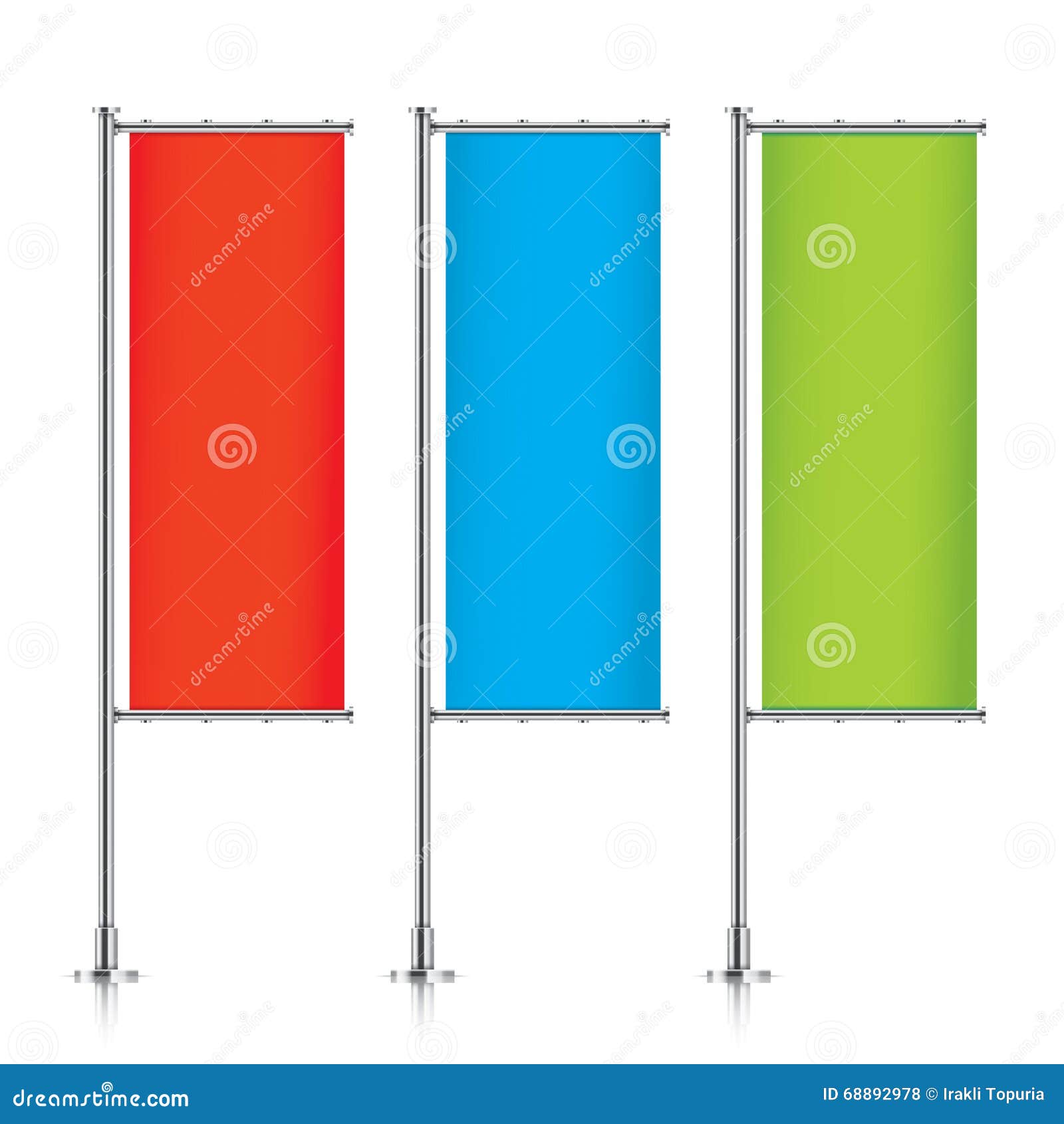 Banderas verticales stock de ilustración. Ilustración de publicidad ...