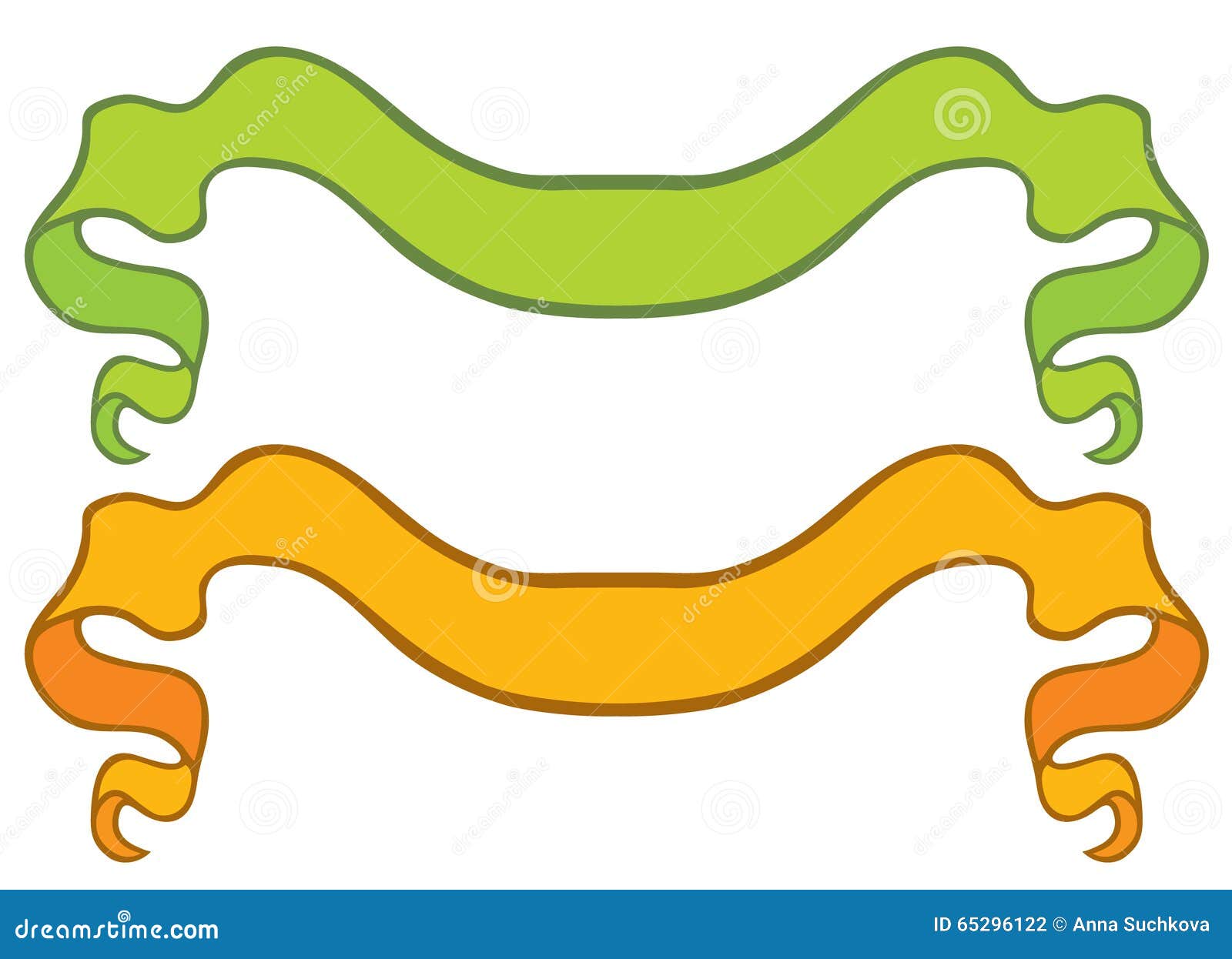 Banderines ilustración del vector. Ilustración de firmar - 65296122