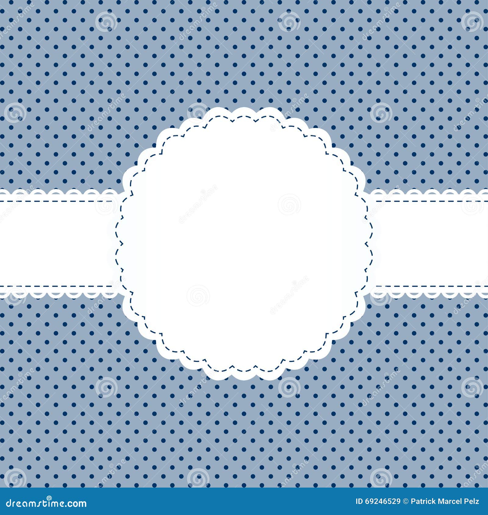 Banderole on point pattern stock vector. Illustration of copy - 69246529