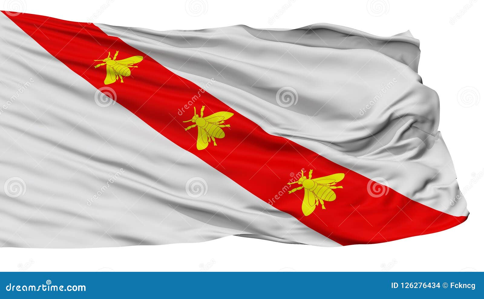 Bandiera Elba Flag, Isolada No Branco Ilustração Stock - Ilustração de ...
