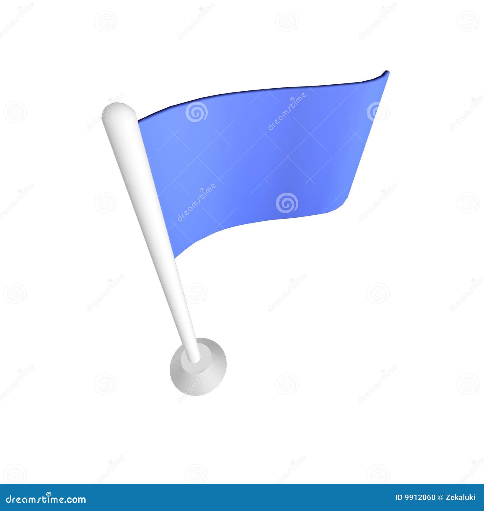 Bandierina blu illustrazione di stock. Illustrazione di bandierine ...