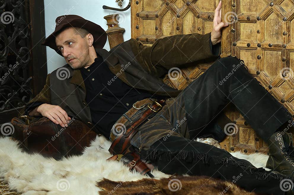 Bandit with gun stock image. Image of colt, bandit, vintage - 67827231