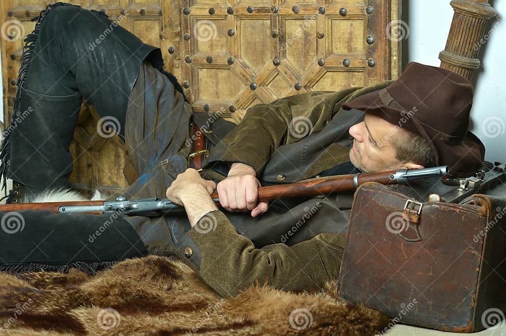 Bandit with gun stock image. Image of poncho, retro, classic - 52672573