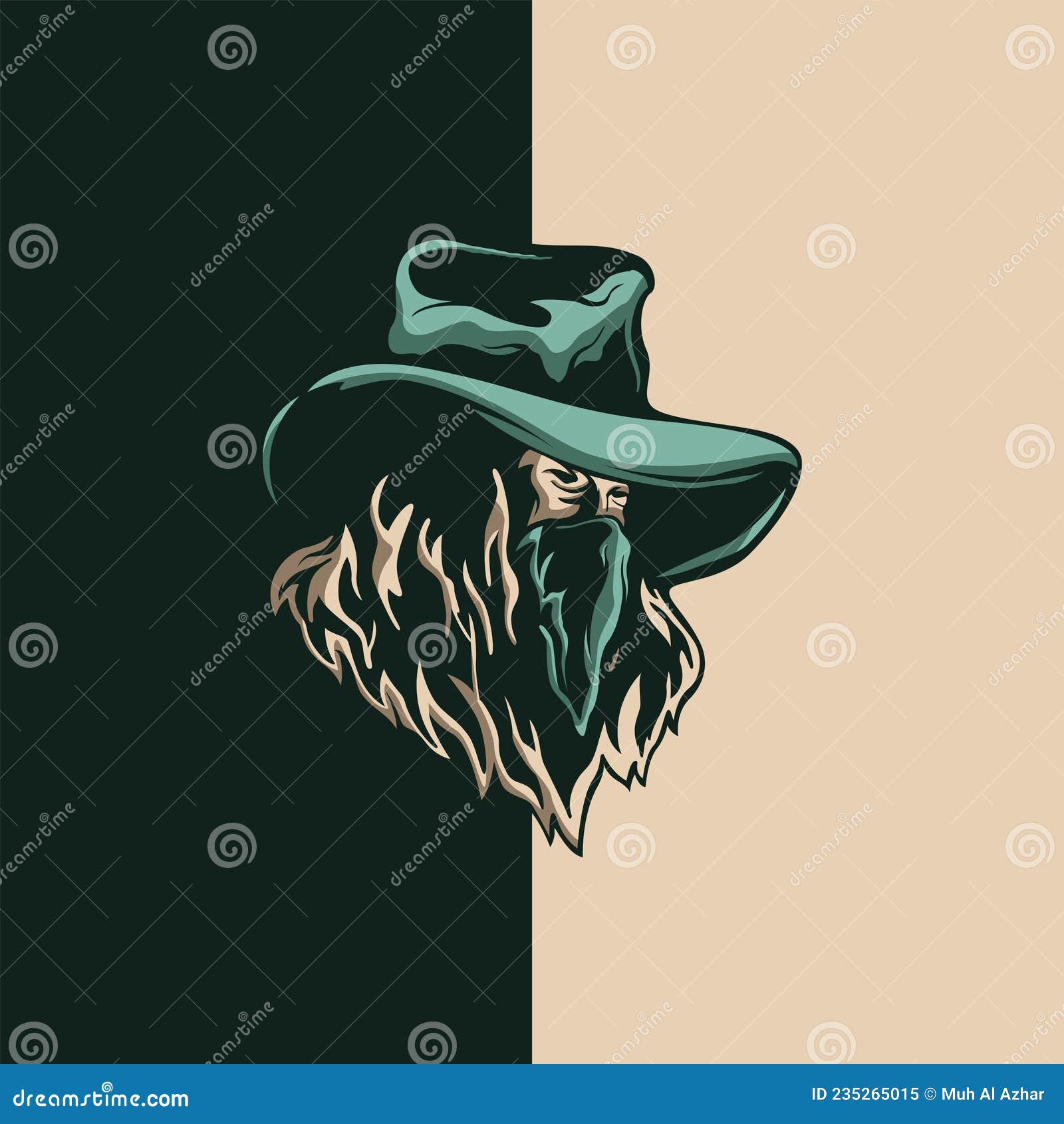 Bandit Leader Team stock vector. Illustration of gaming - 235265015