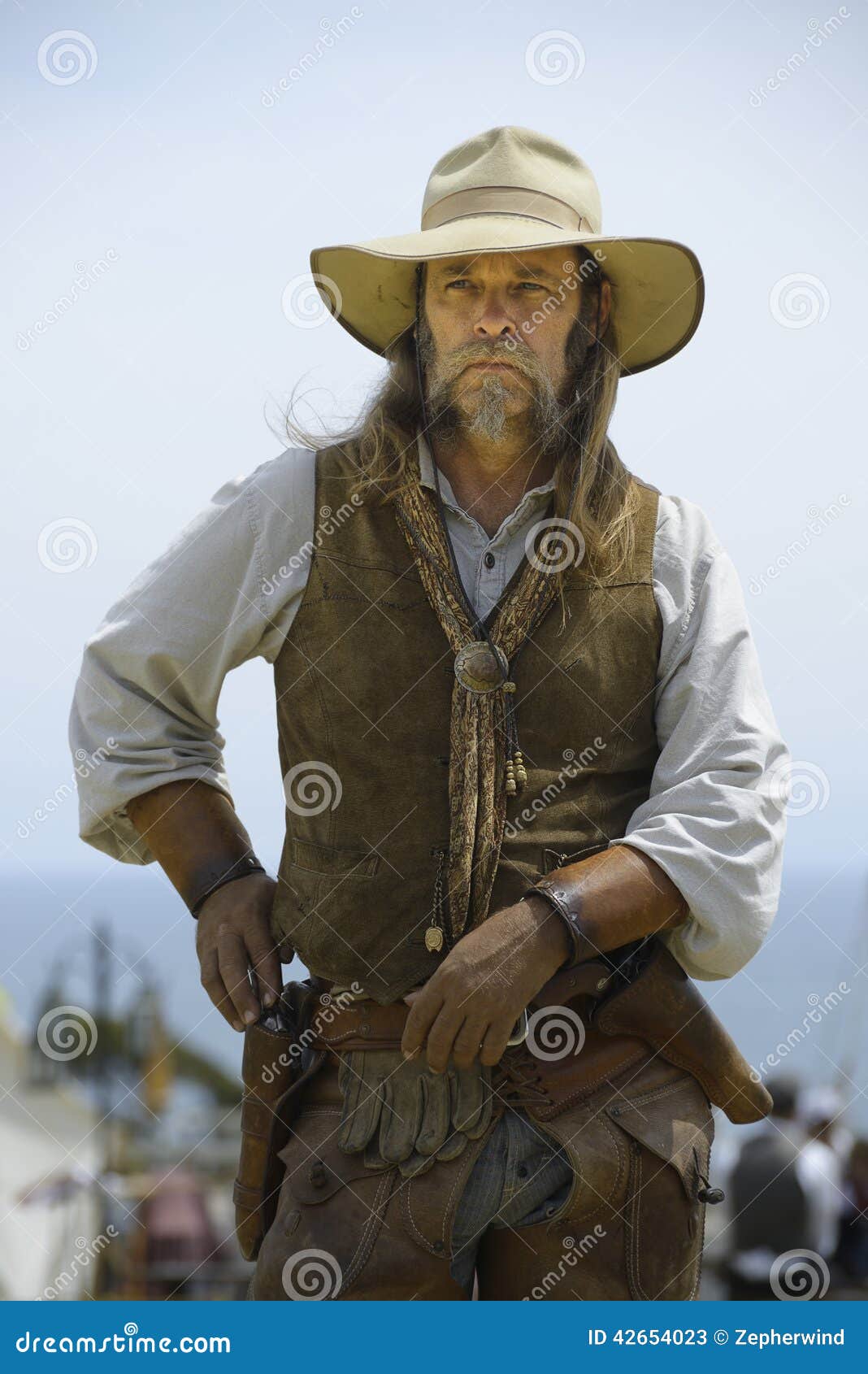 Bandito dei selvaggi West fotografia stock editoriale. Immagine di ...