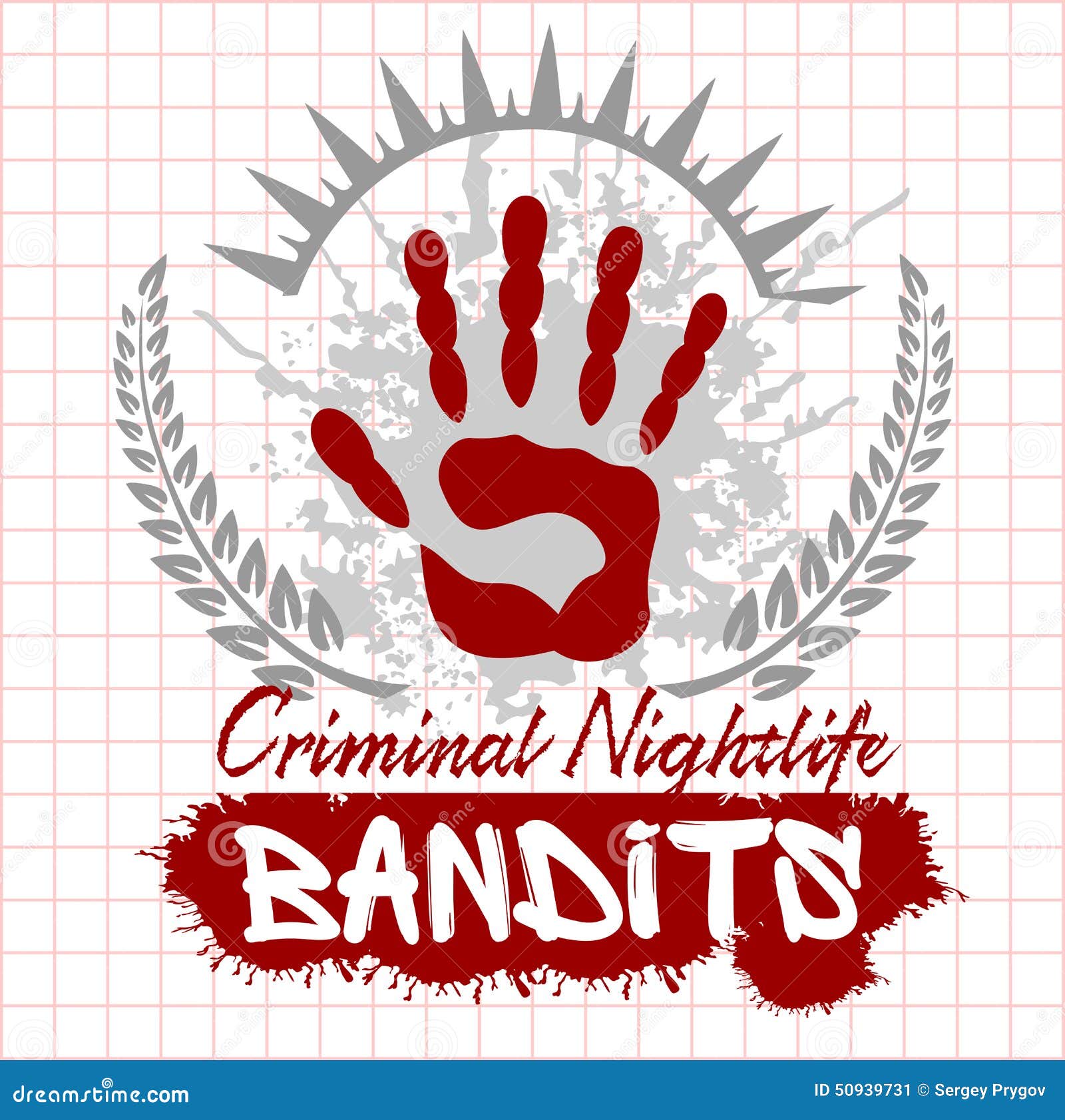 Bandits and Hooligans - Emblem of Criminal Stock Vector - Illustration ...