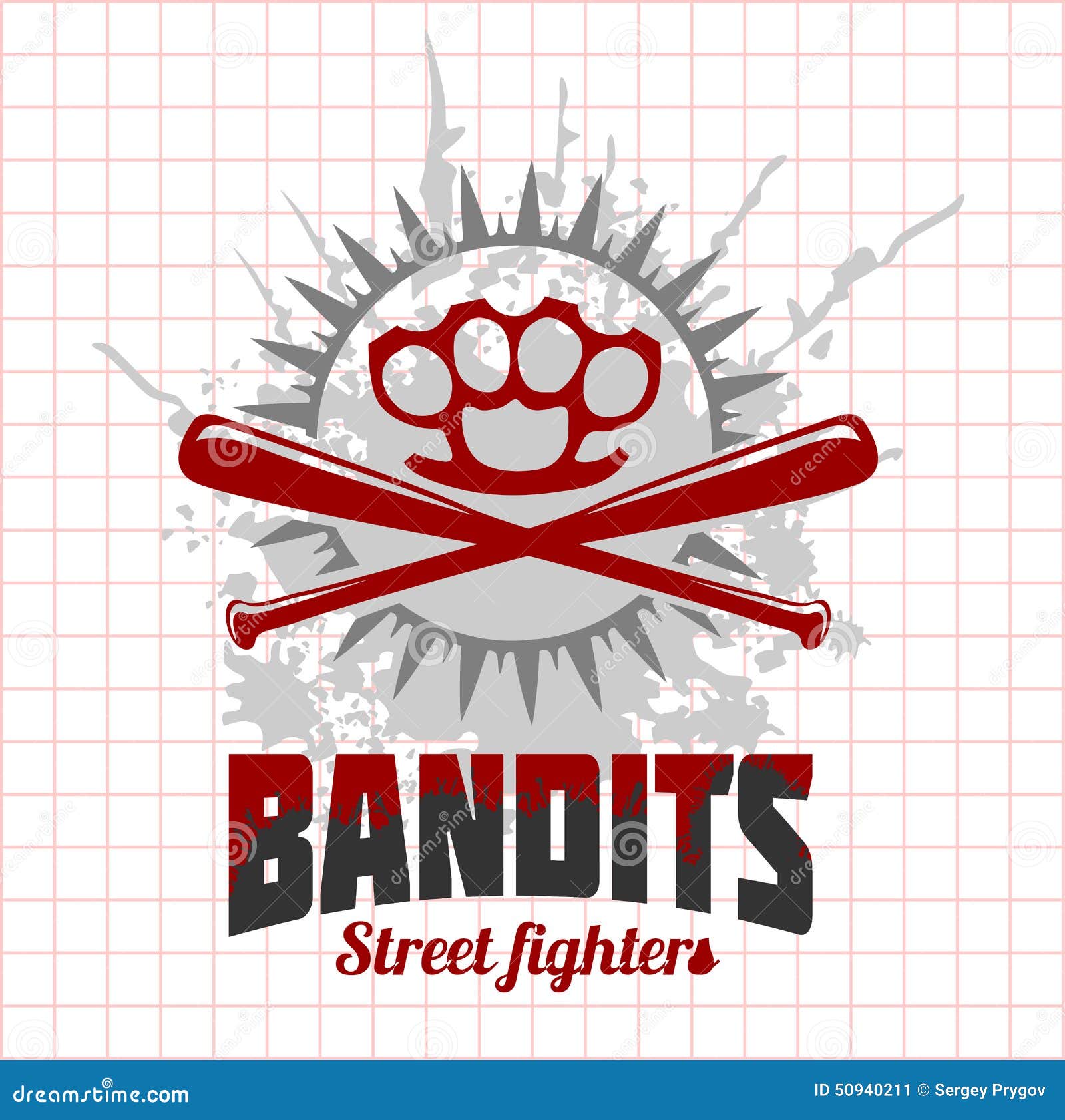 Bandits and Hooligans - Emblem of Criminal Stock Vector - Illustration ...