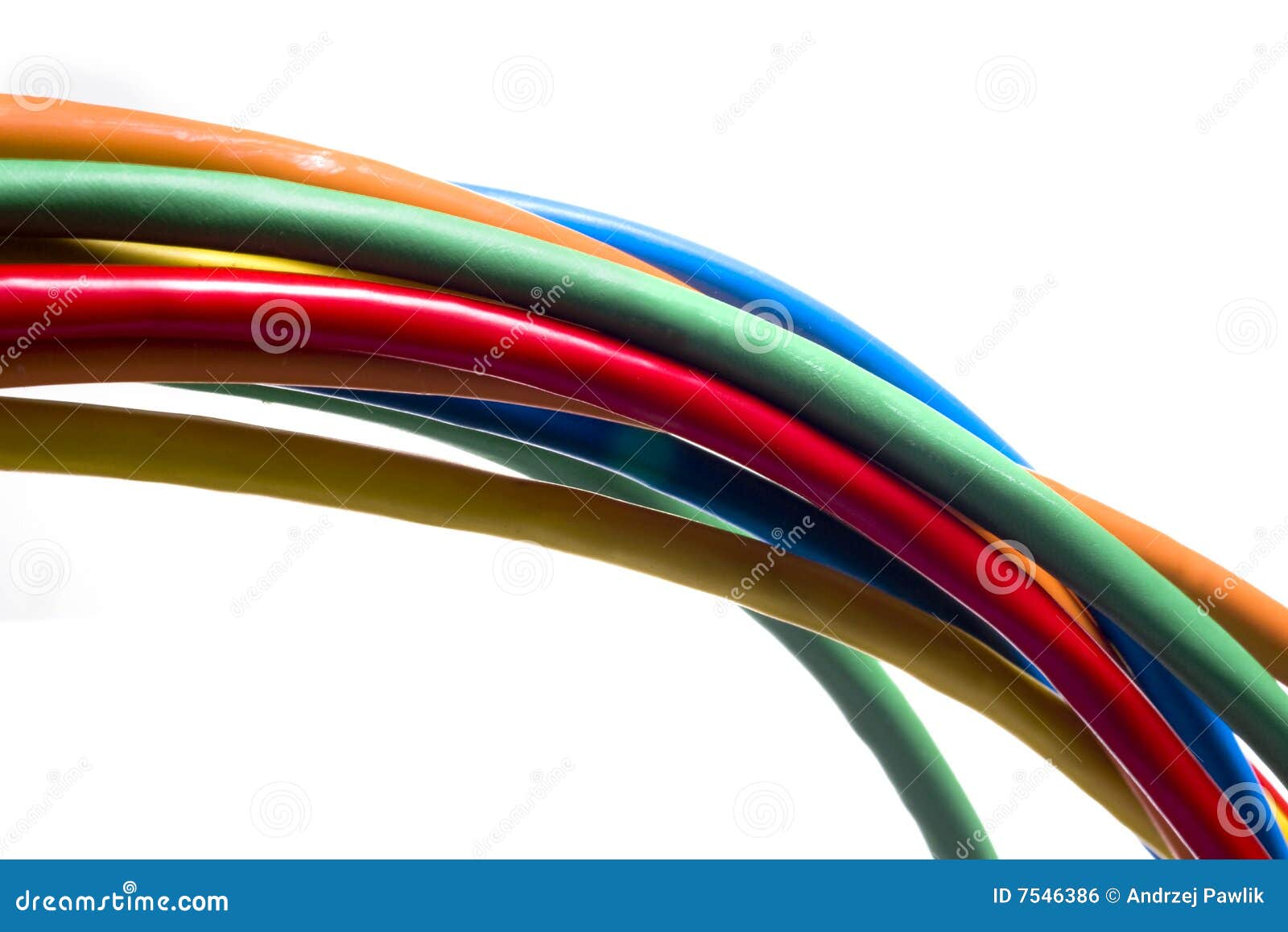 Bandle cables stock photo. Image of electronic, connection - 7546386