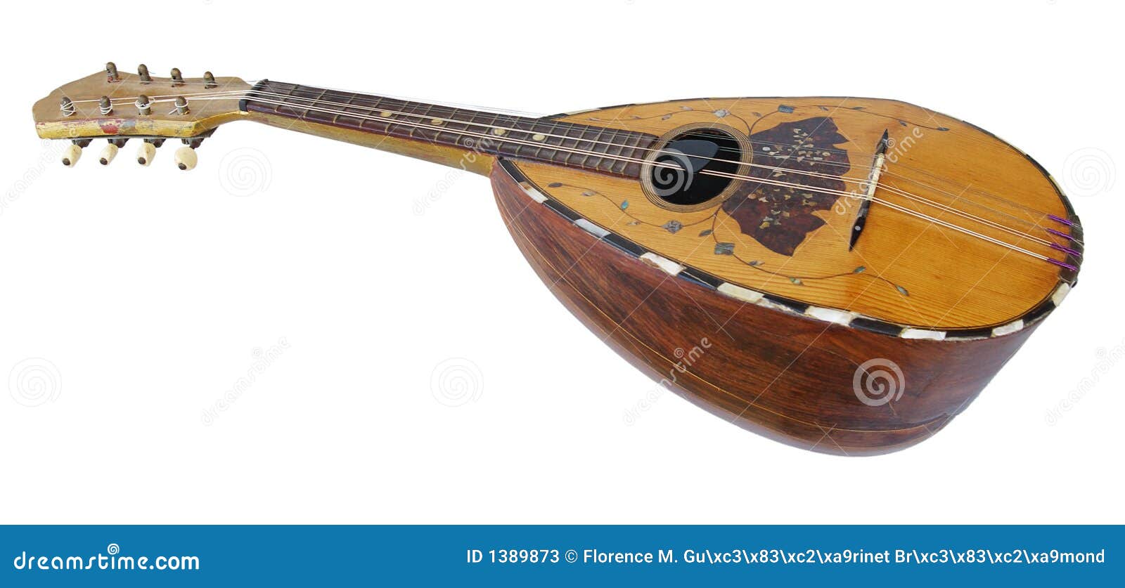 Bandolim velho imagem de stock. Imagem de jogador, ponte - 1389873