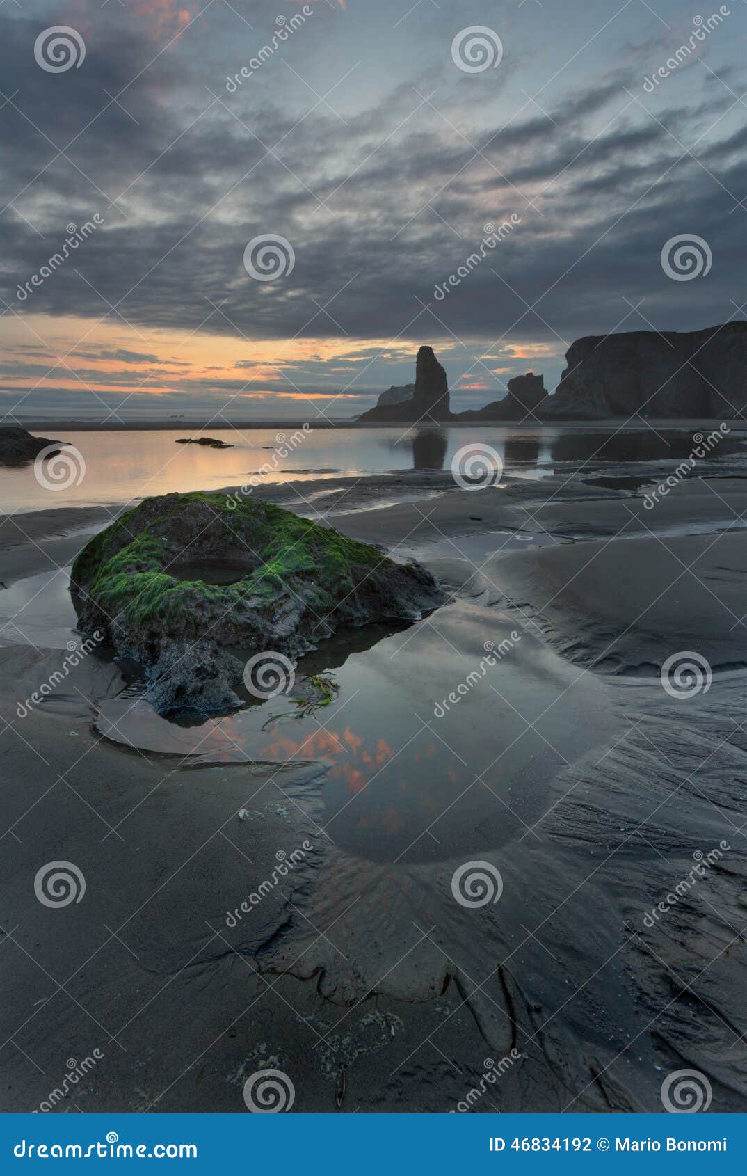Bandon Beach stock photo. Image of beach, ocean, nature - 46834192