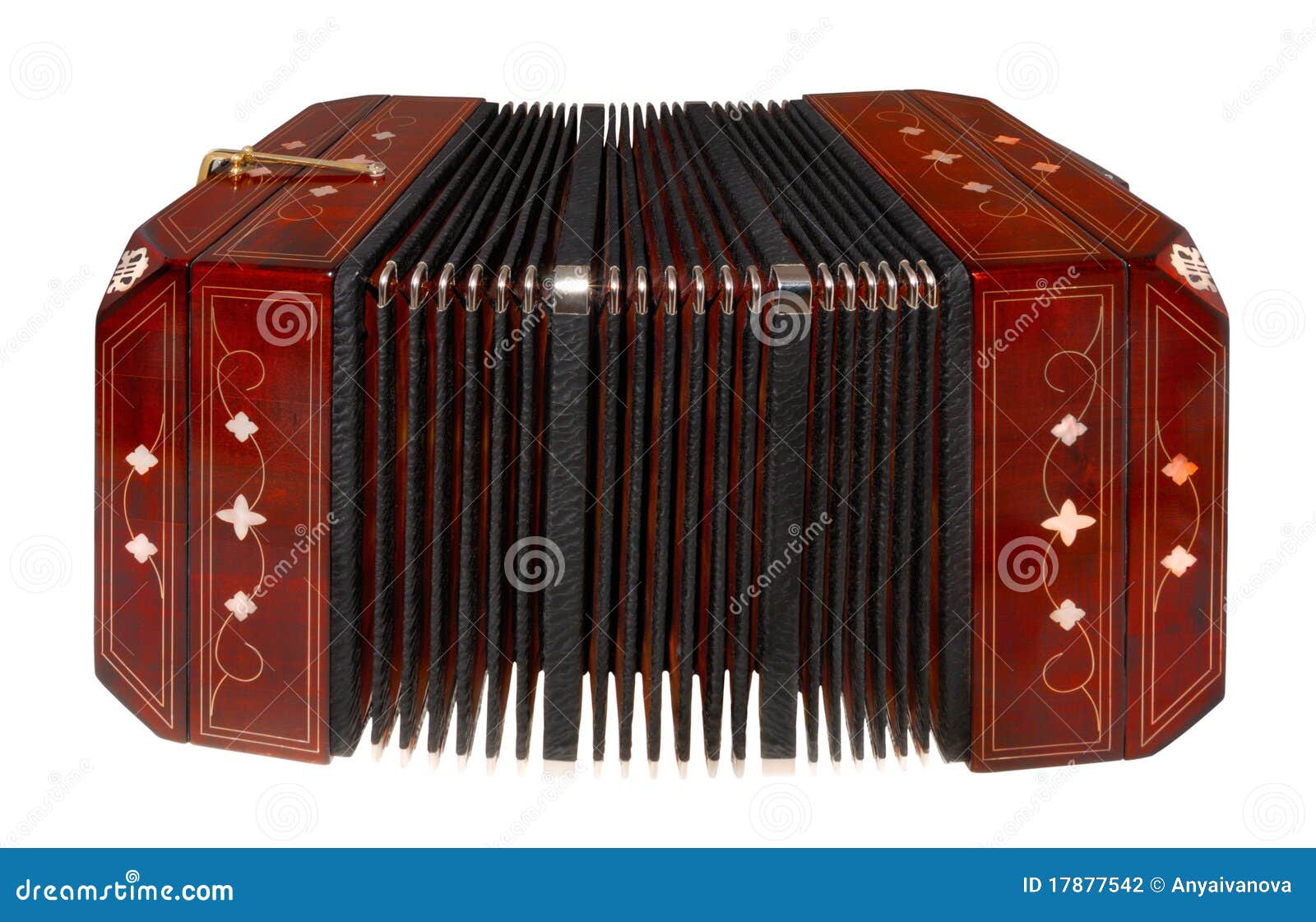 Bandoneon, Getrennt Auf Weiß Stockfoto - Bild von handgemacht ...