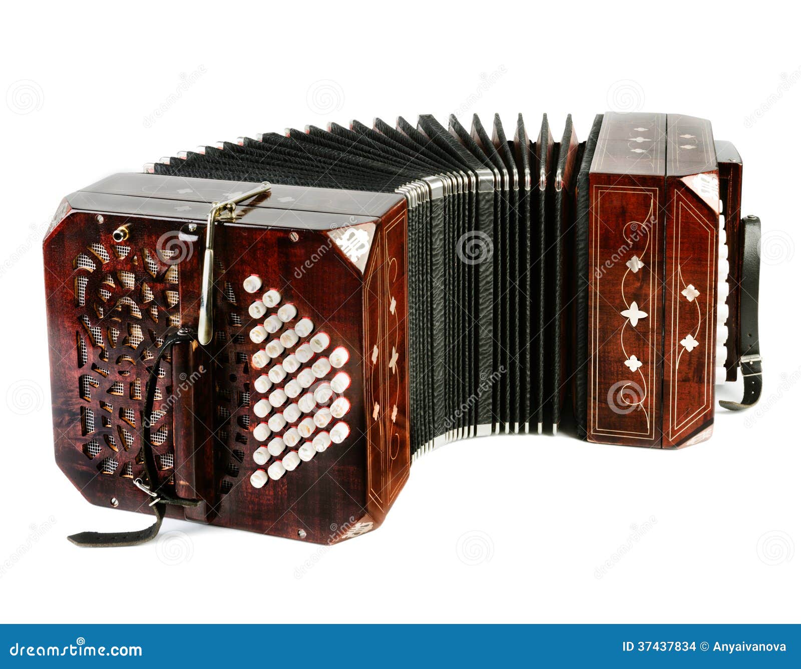Bandoneon, Tangoinstrument stockfoto. Bild von nahaufnahme - 37437834