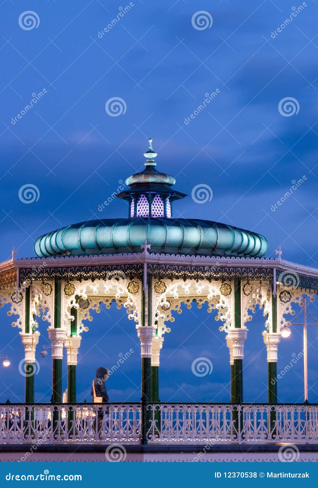 Bandstand stock photo. Image of english, band, illumination - 12370538