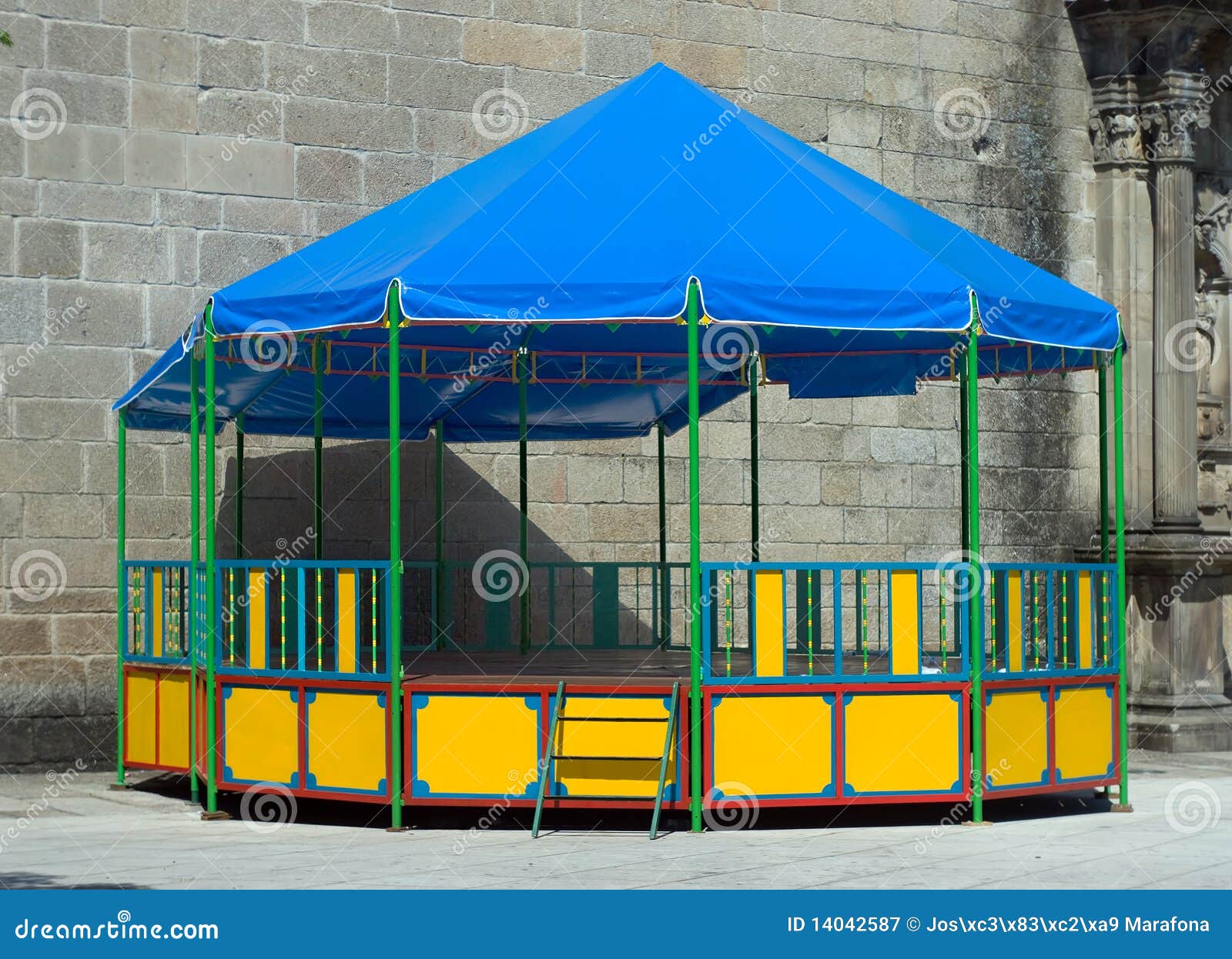 Bandstand stock image. Image of band, structure, rural - 14042587