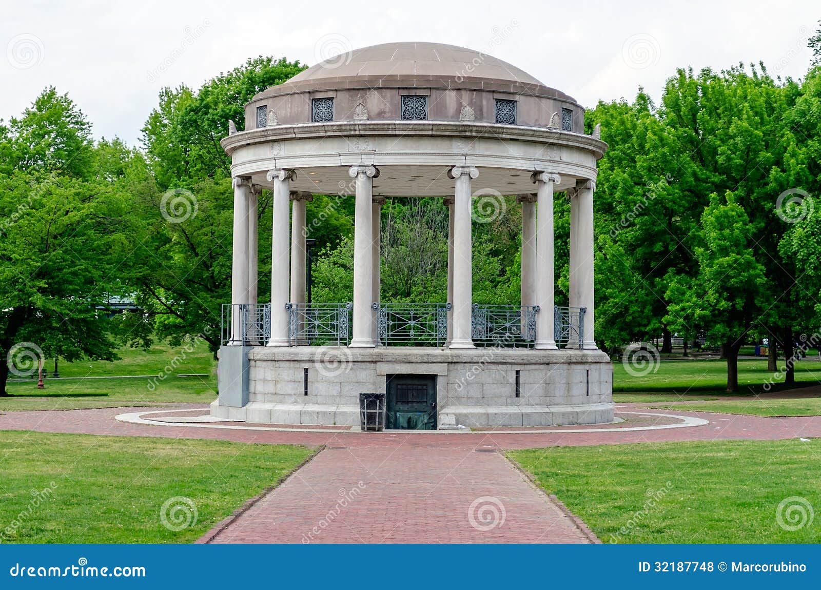 Bandstand at the Boston Common Stock Photo - Image of america, business ...