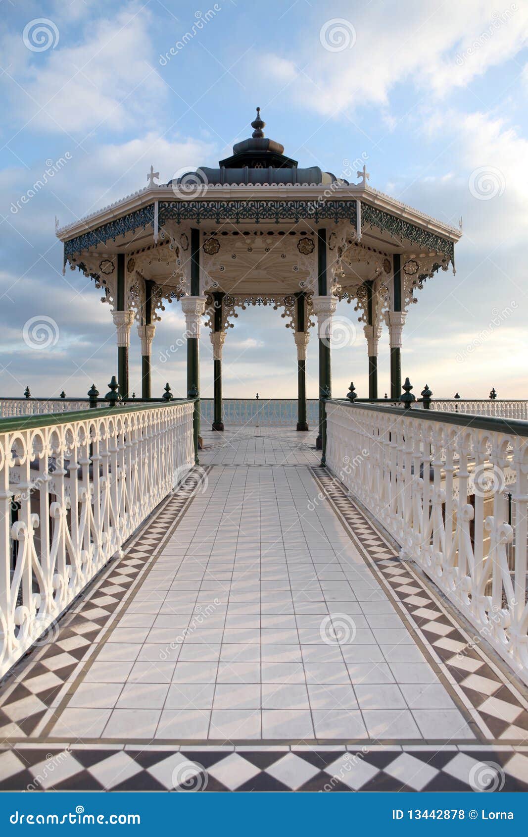 Bandstand Victorian Brighton England Stock Photo - Image of building ...