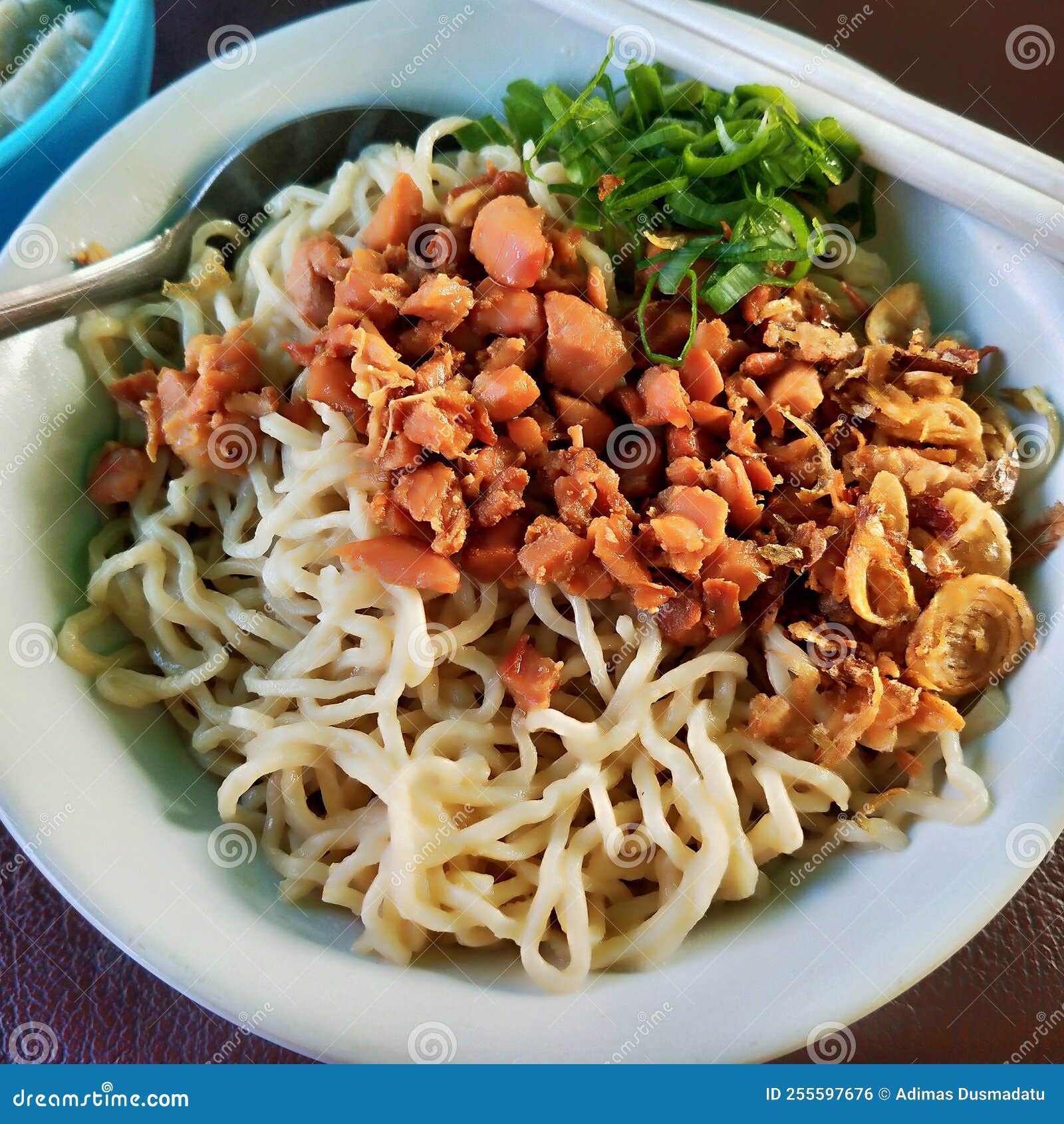 Bandung Authentic Chicken Noodle Stock Photo - Image of chicken ...